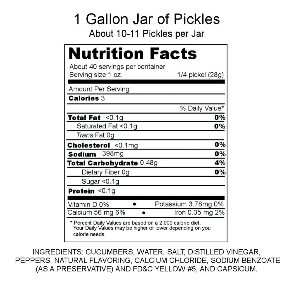 Pickle O' Pete Hot Sour Pickles — Chi Town Foods