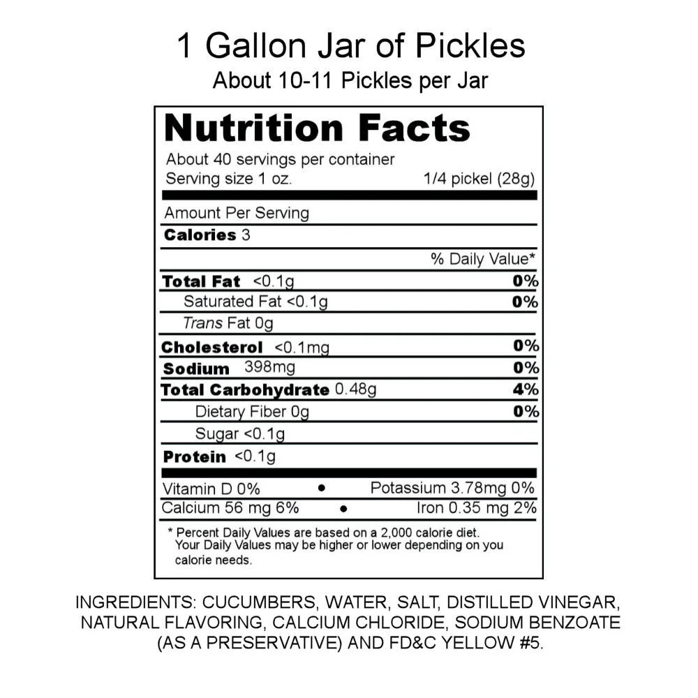 Pickle O' Pete Sour Pickles — Chi Town Foods