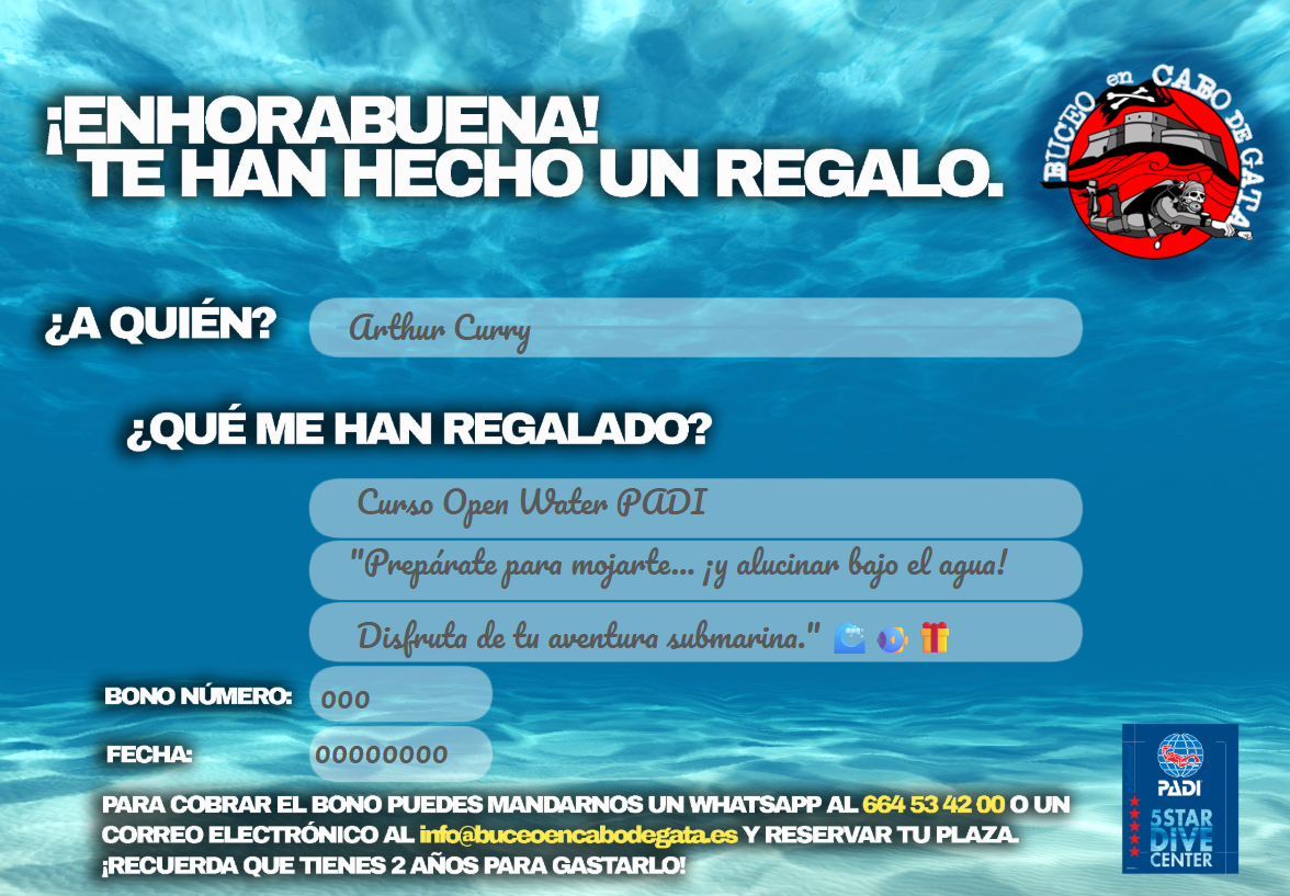 Buceo en Cabo de Gata - Tu centro de buceo PADI en Almería