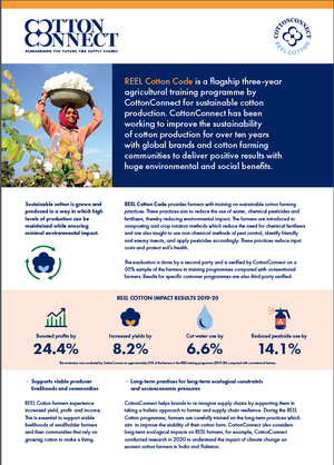 The REEL Cotton Programme — CottonConnect