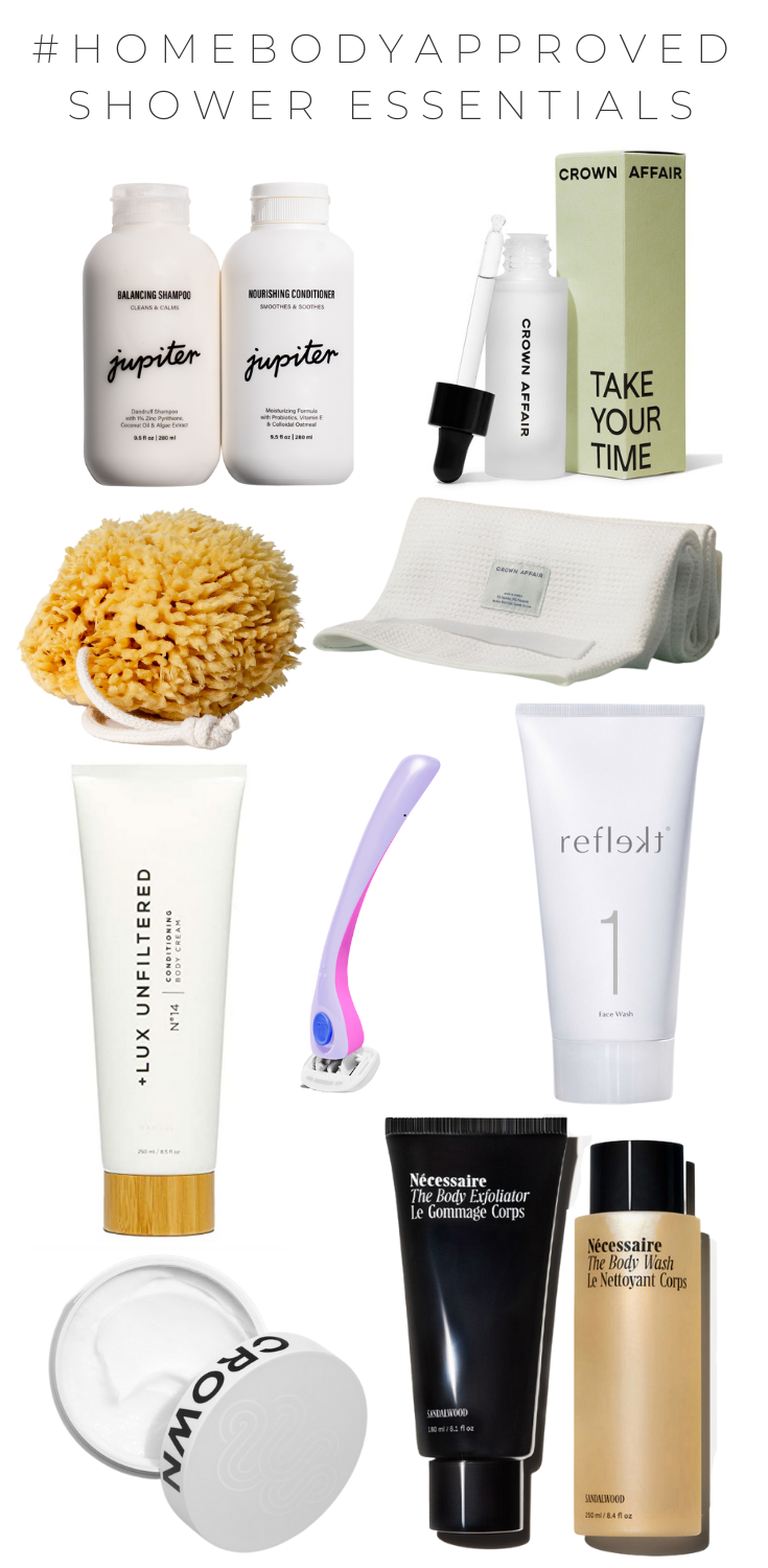 #HomeBodyApproved Shower Essentials — Jane The Homebody