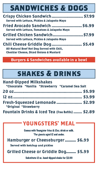 Mighty Fine Burgers, Fries & Shakes