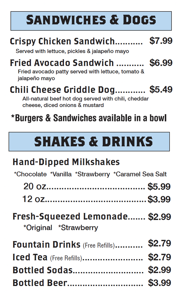 Mighty Fine Burgers, Fries & Shakes