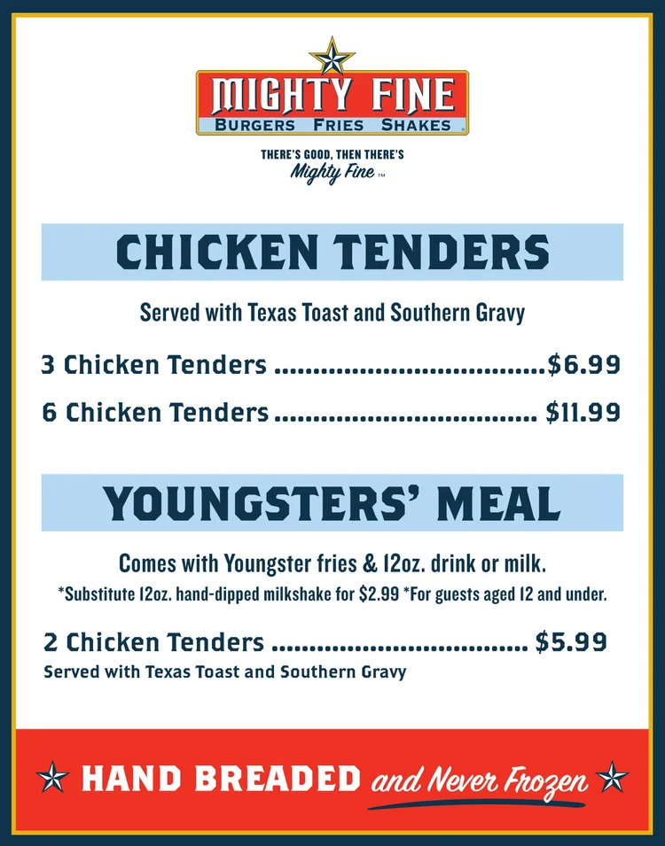 Mighty Fine Burgers, Fries & Shakes