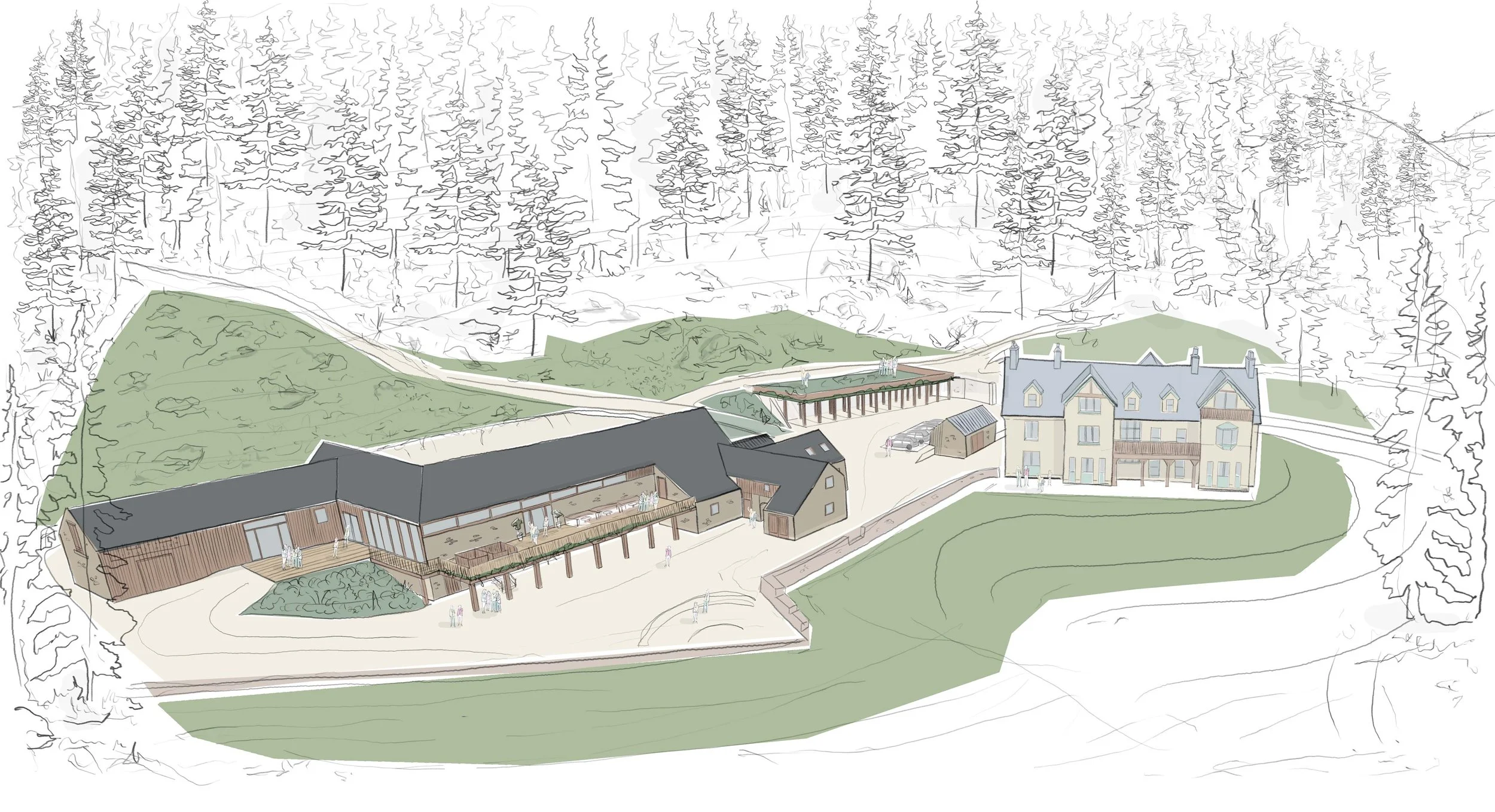 The Dreaming House and Barns — Arbor Architects