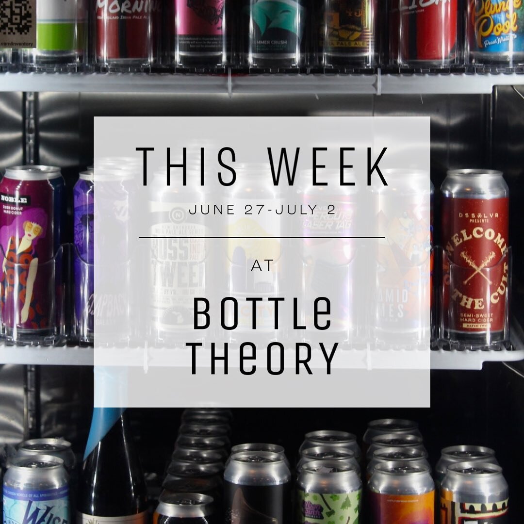 Calendar of events and food trucks at bottle theory, weekly schedule ...