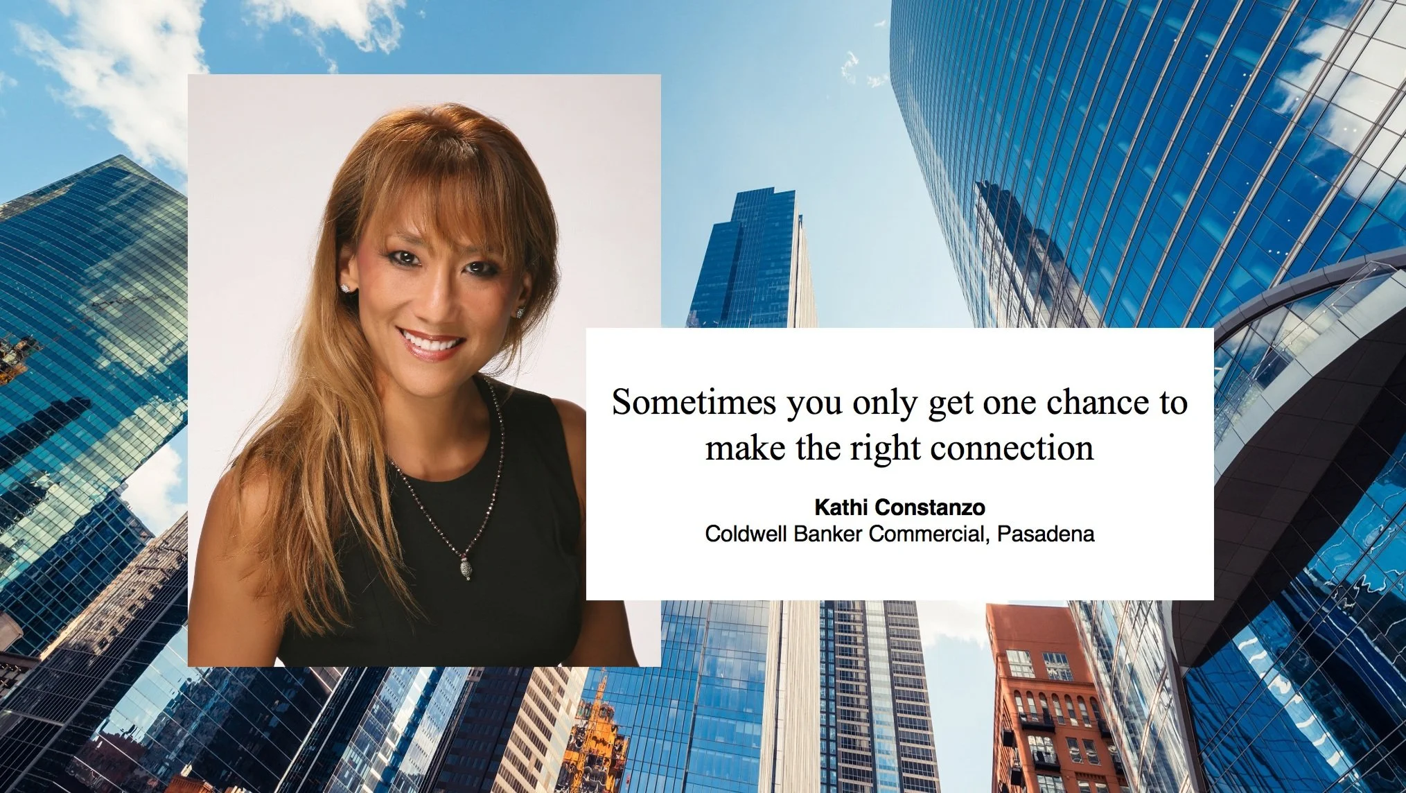Kathi Constanzo Commercial Real Estate- Pasadena, CA