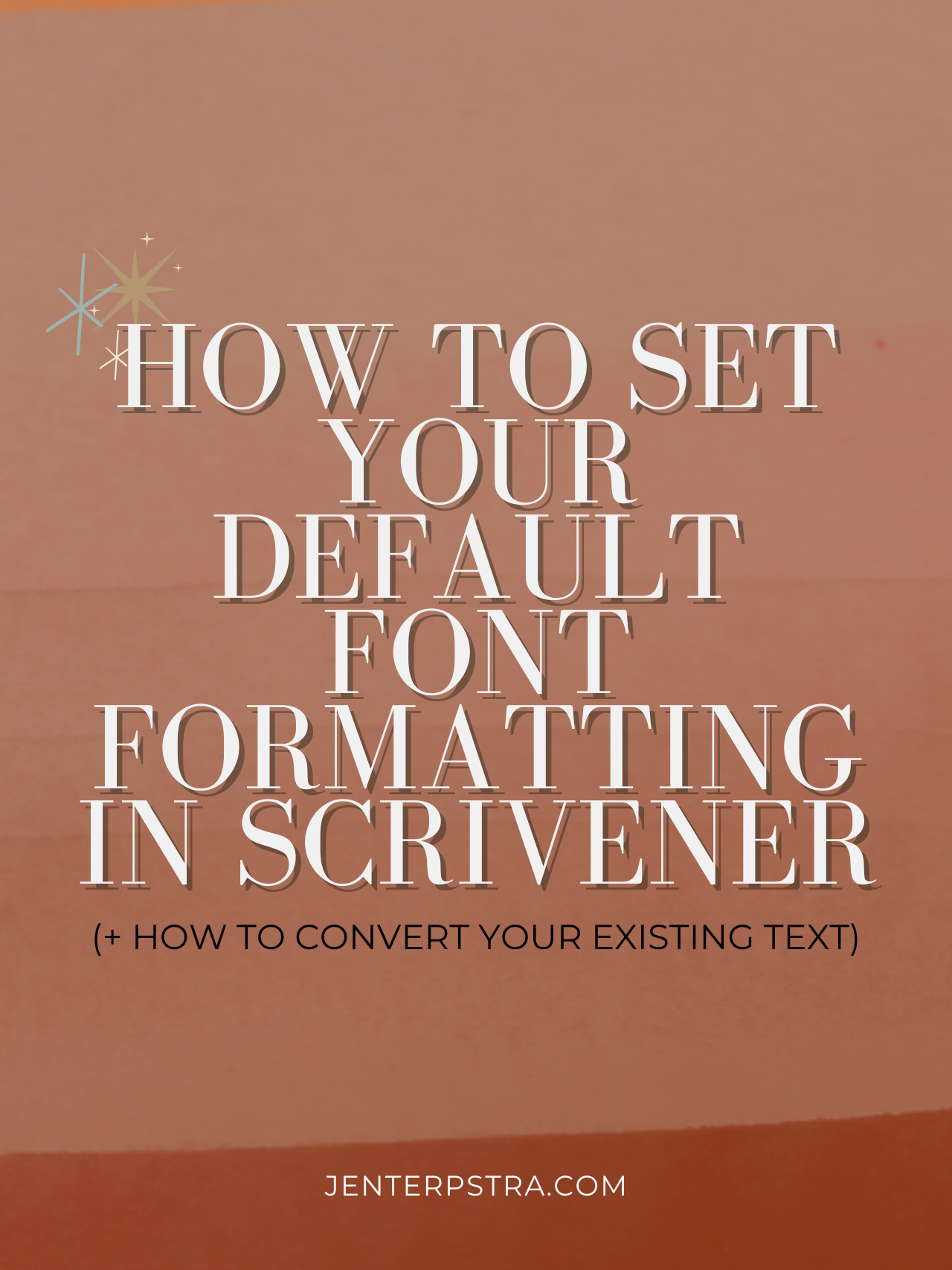 How to set your default font formatting in Scrivener (+ how to convert existing text!) — Jen ...