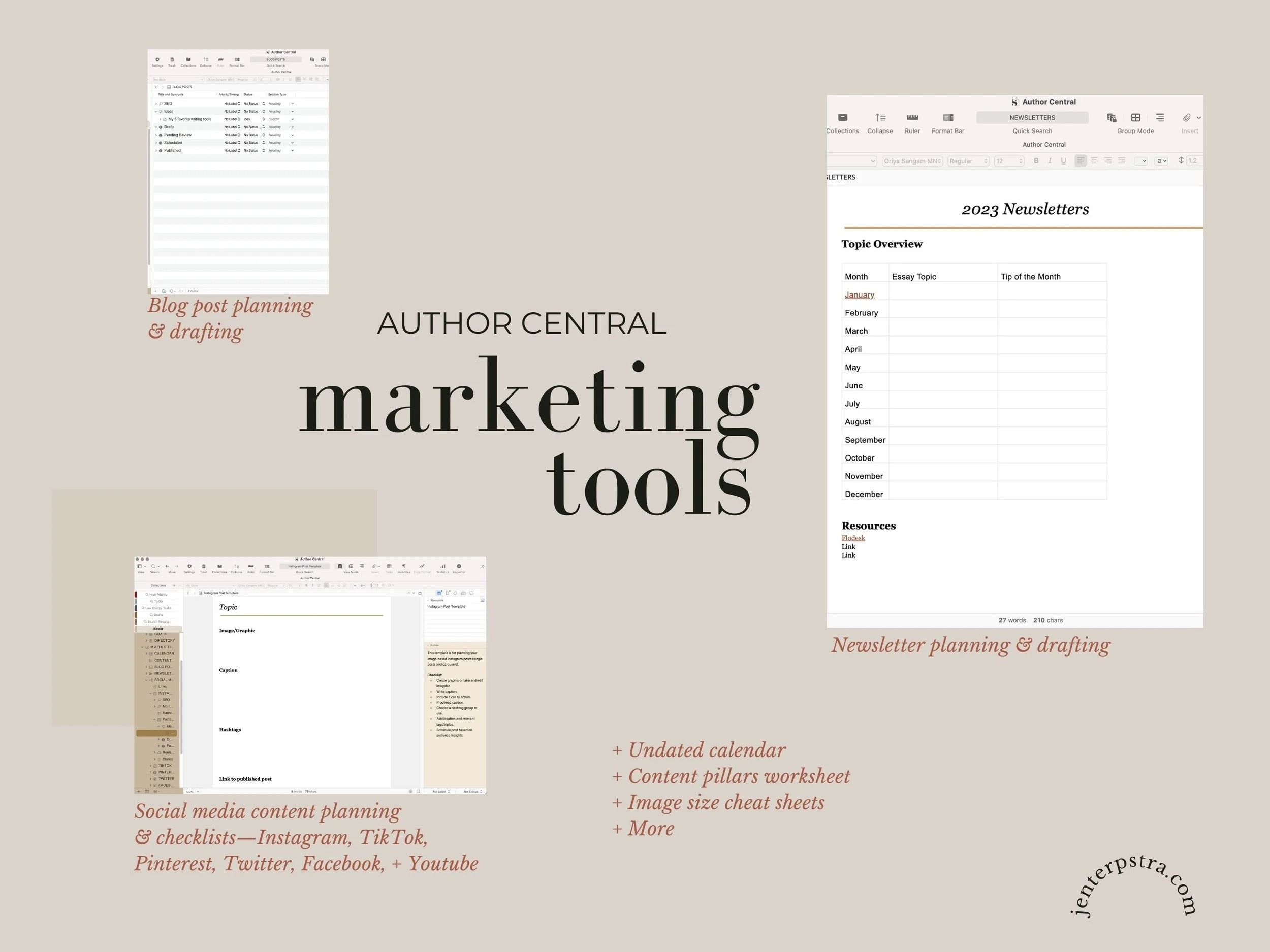 Author Central for Scrivener, an all-in-one digital organization ...