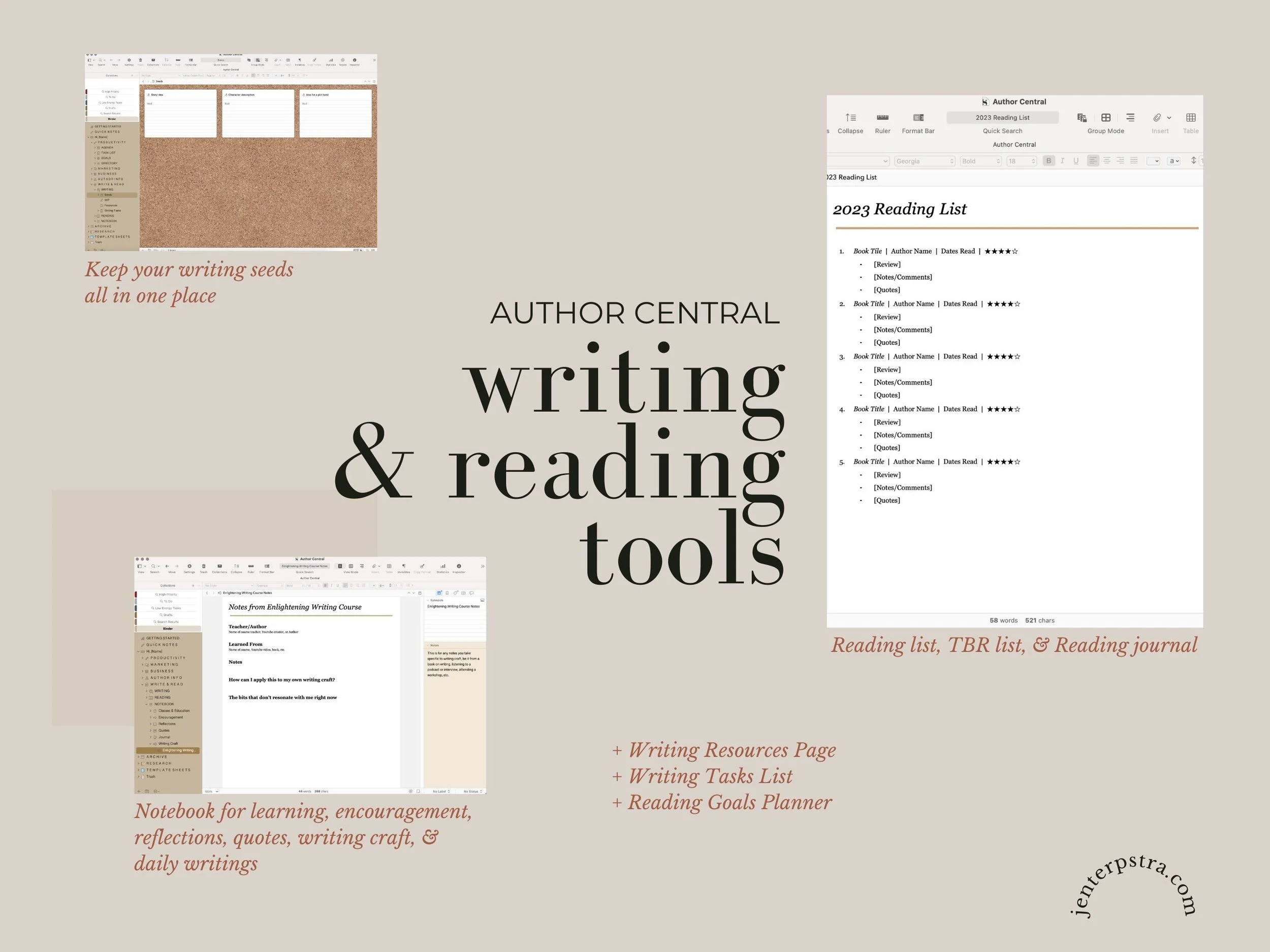 Author Central for Scrivener, an all-in-one digital organization ...