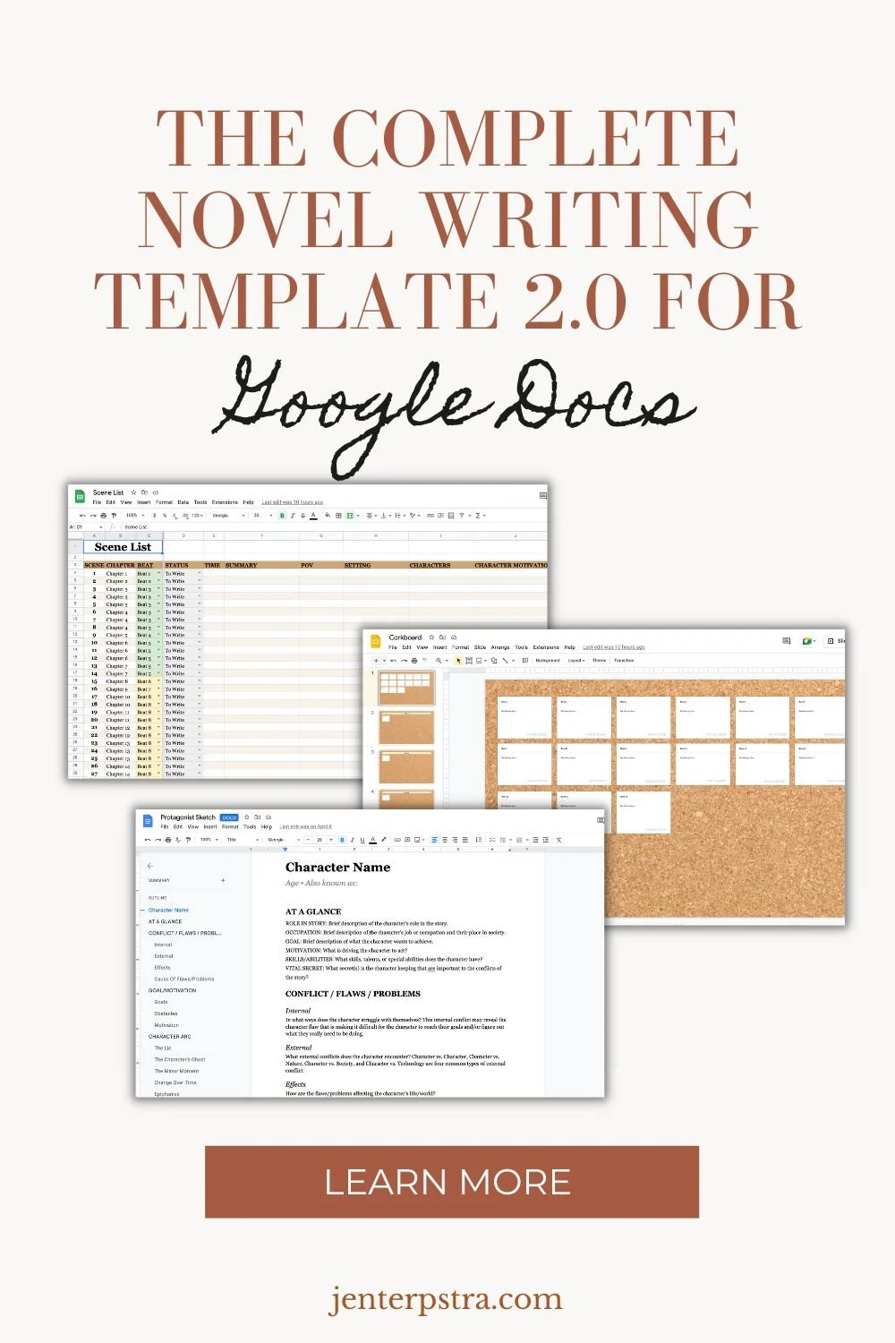 The Complete Novel Writing Template 2.0 for Google Docs - a novel ...
