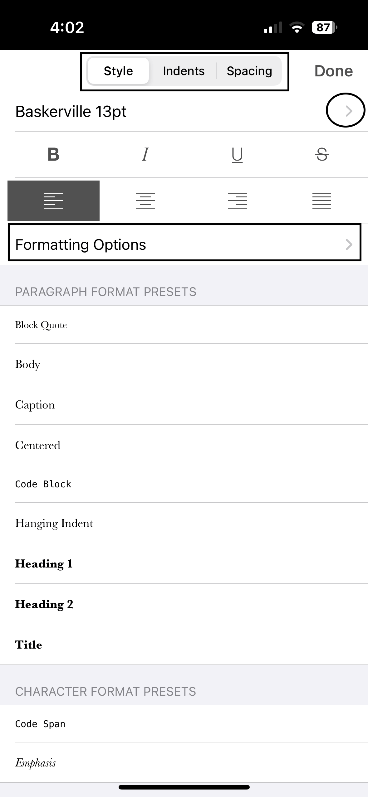 Set the default font for the entire project in Scrivener — Jen Terpstra