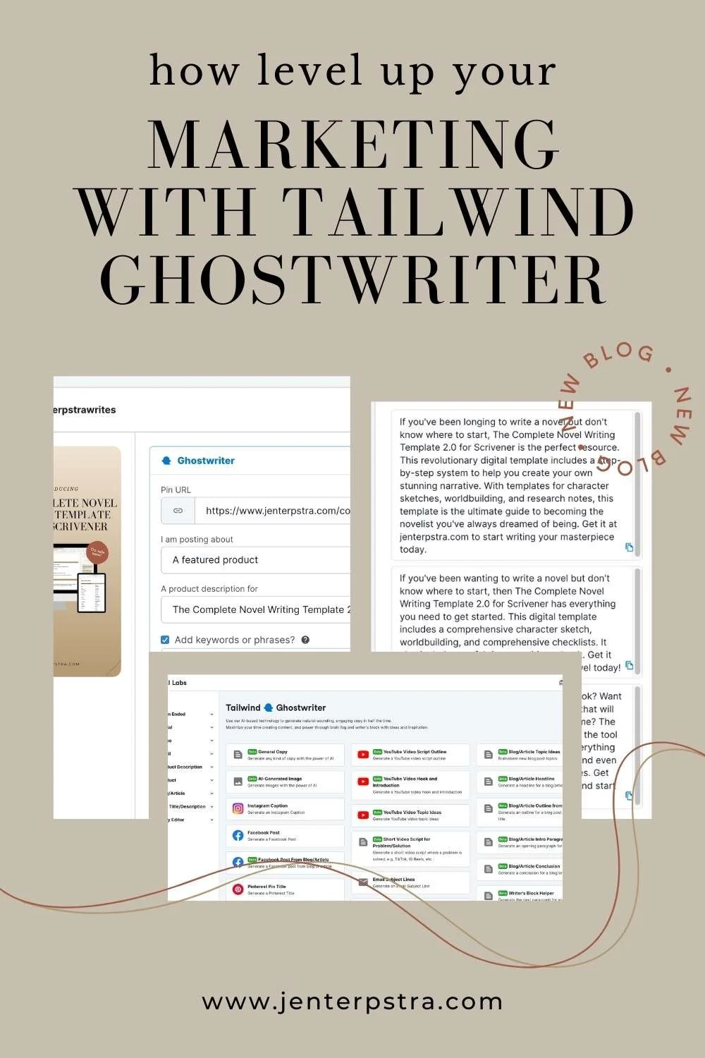Unlock Time-Saving AI Marketing Tools with Tailwind Ghostwriter — Jen ...