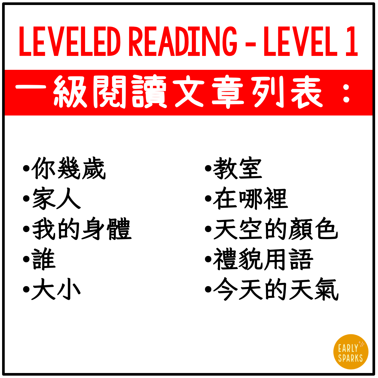 Basic Chinese Vocabulary Picture Dictionary for Kids (Traditional ...