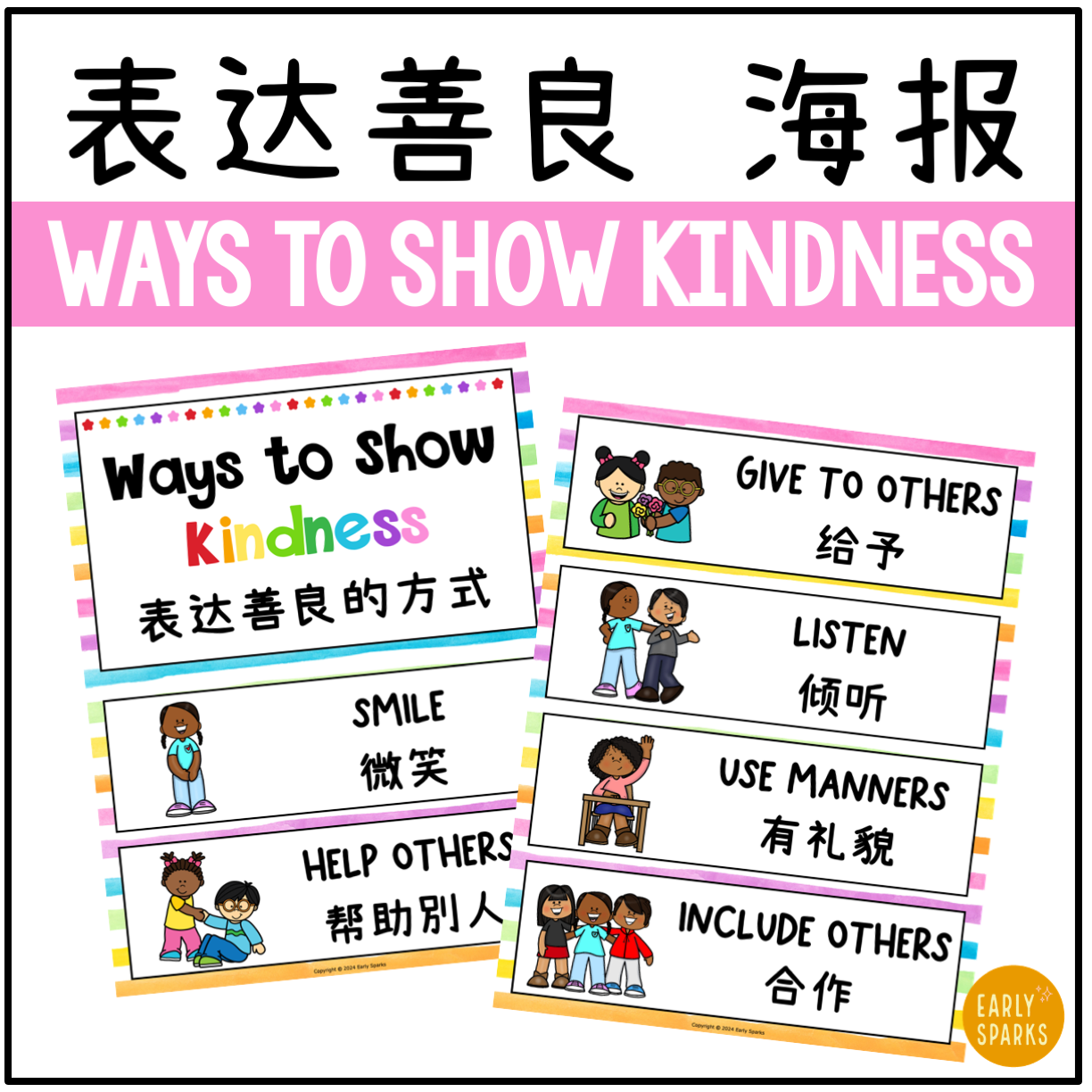 Simplified Chinese Posters | Common Chinese Radicals — Early Sparks
