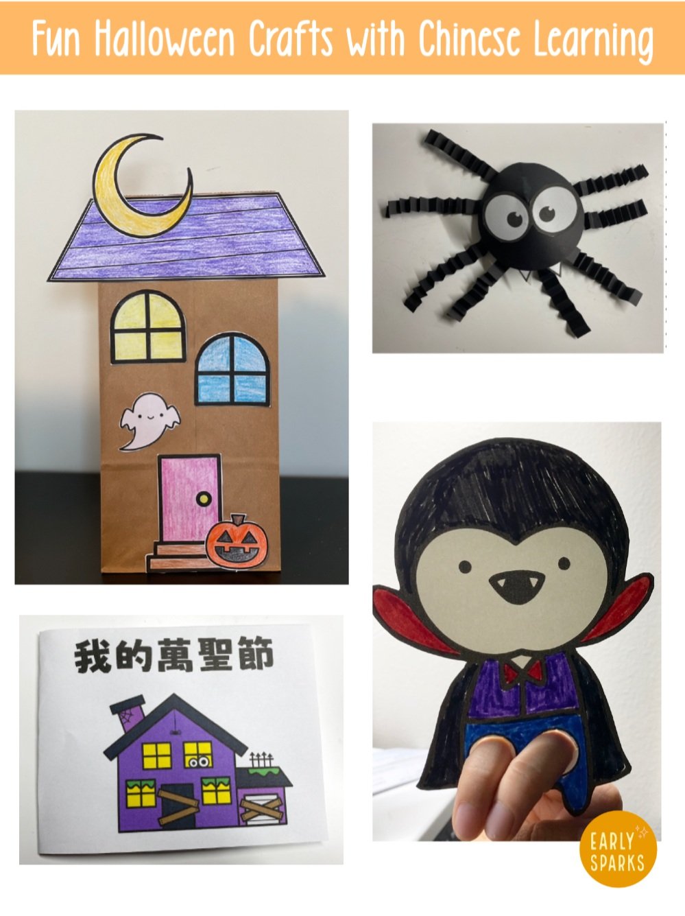 Halloween Activities for Kids Learning Chinese (Free Printables Inside ...
