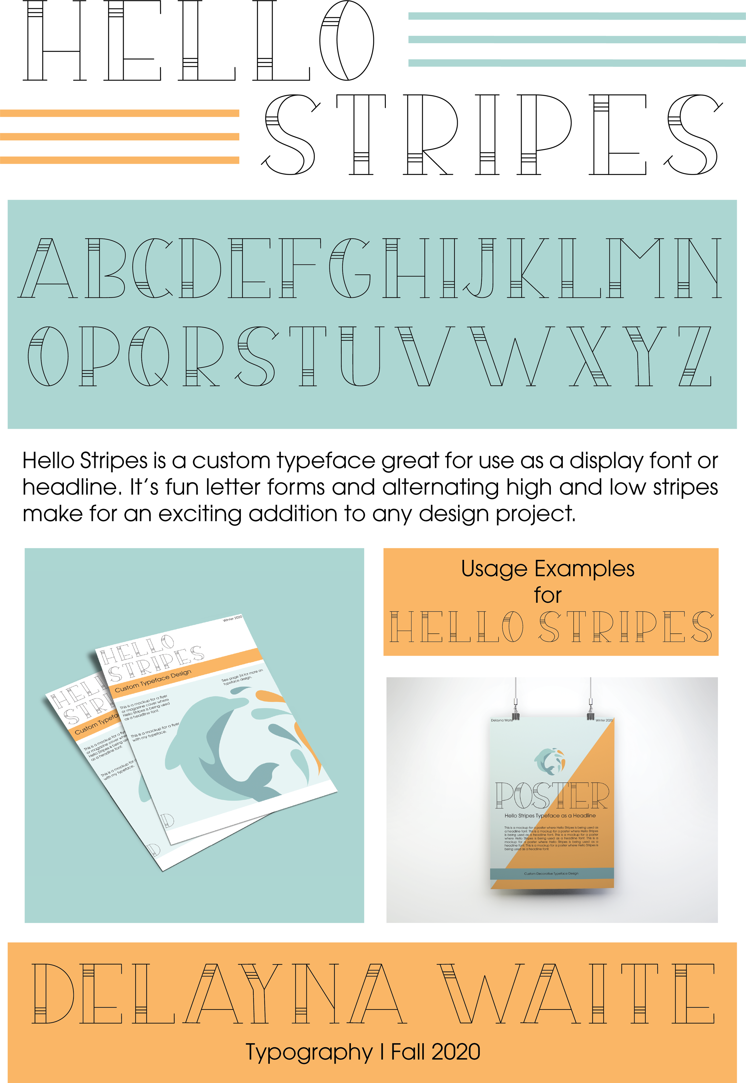 Custom Typeface Design — Delayna Waite Design Portfolio