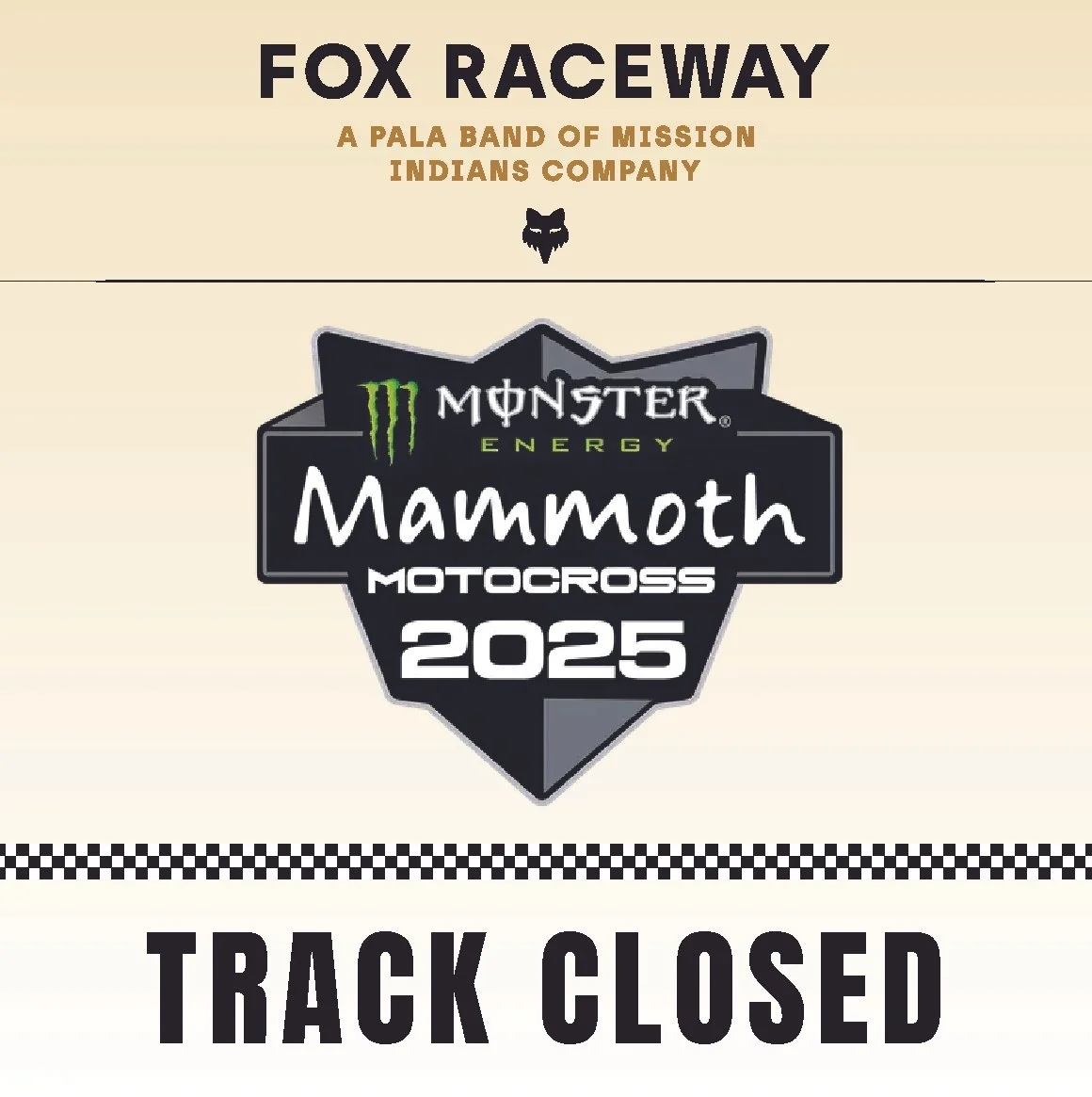 CALENDAR — Fox Raceway