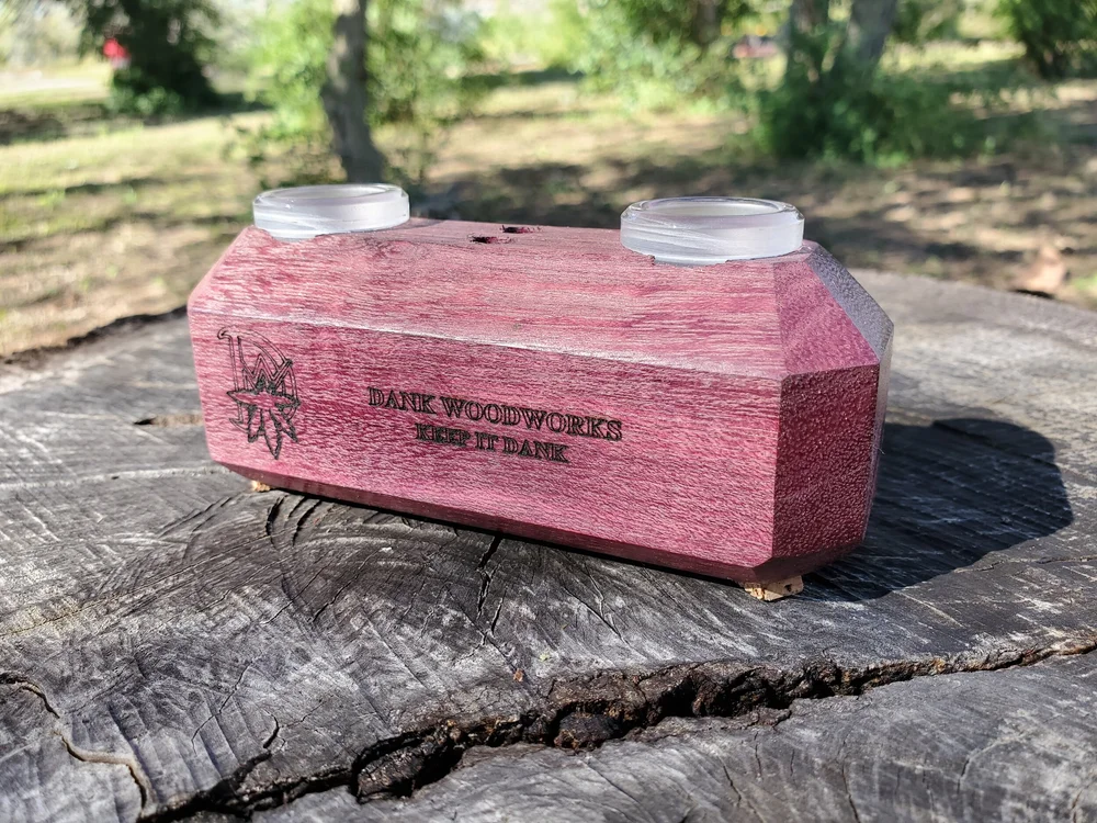 Dank Woodworks | Slide Stands and Wood accessories