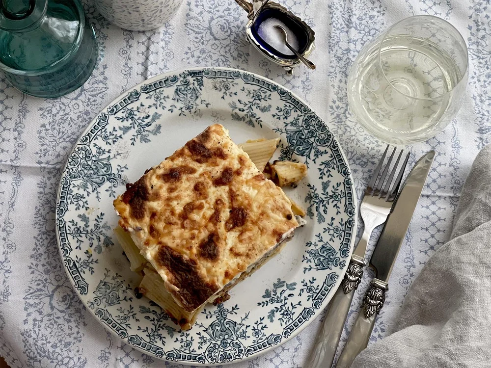 Lentil Pastitsio Recipe — Cinnamon & Bluebells