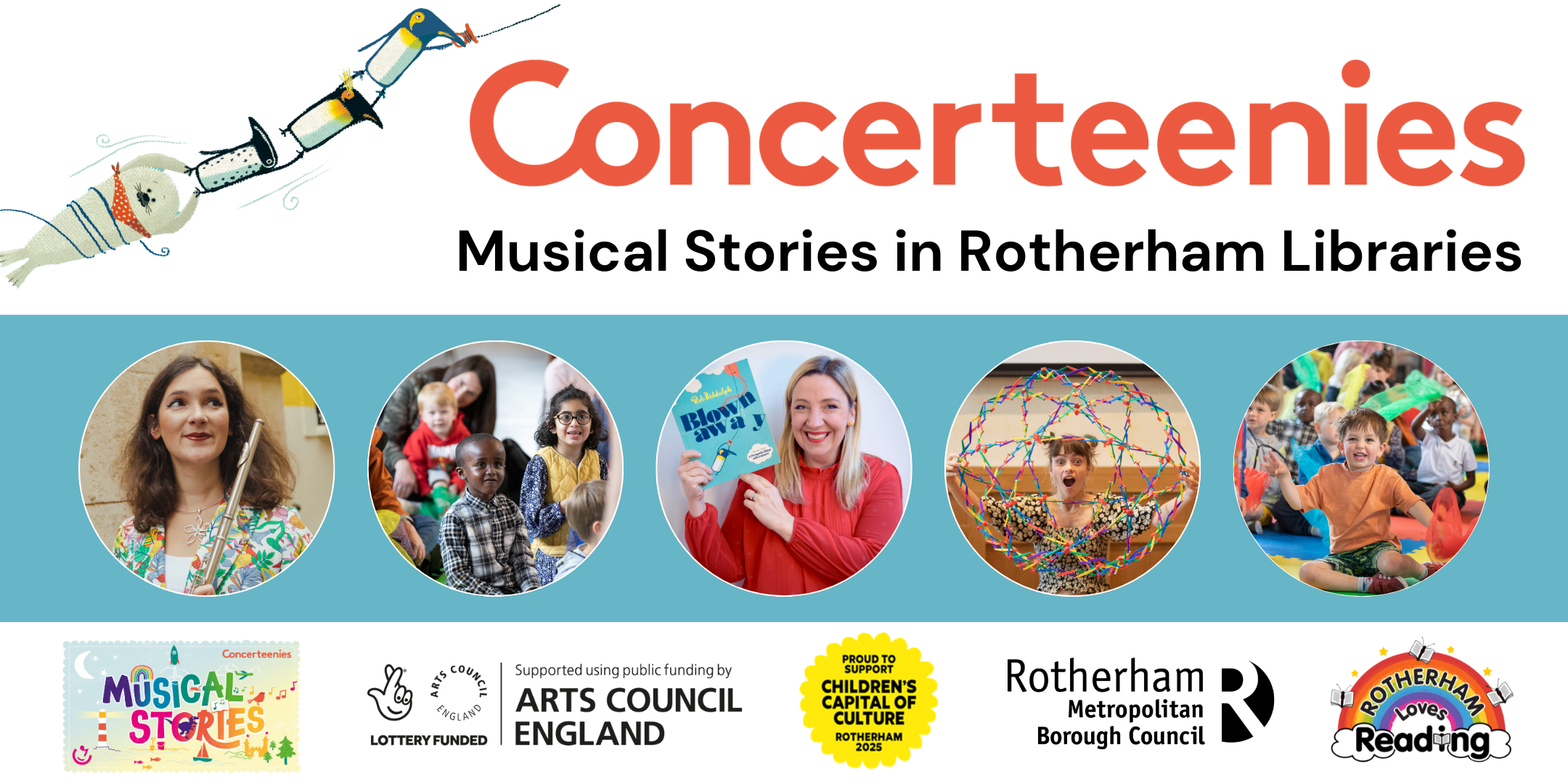 Musical Story | Blown Away Rotherham Libraries Tour — Concerteenies