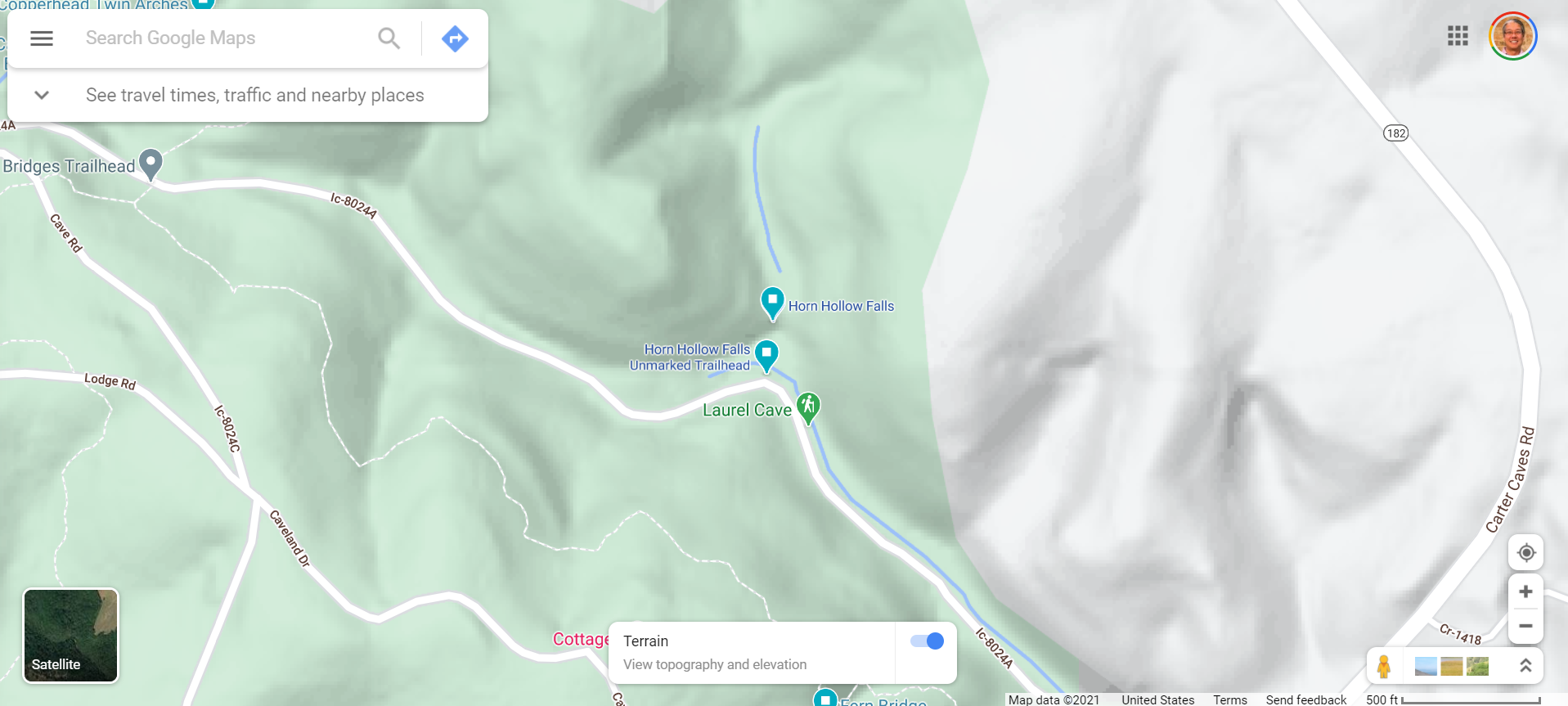 Horn Hollow Falls — Kentucky Hiker Project