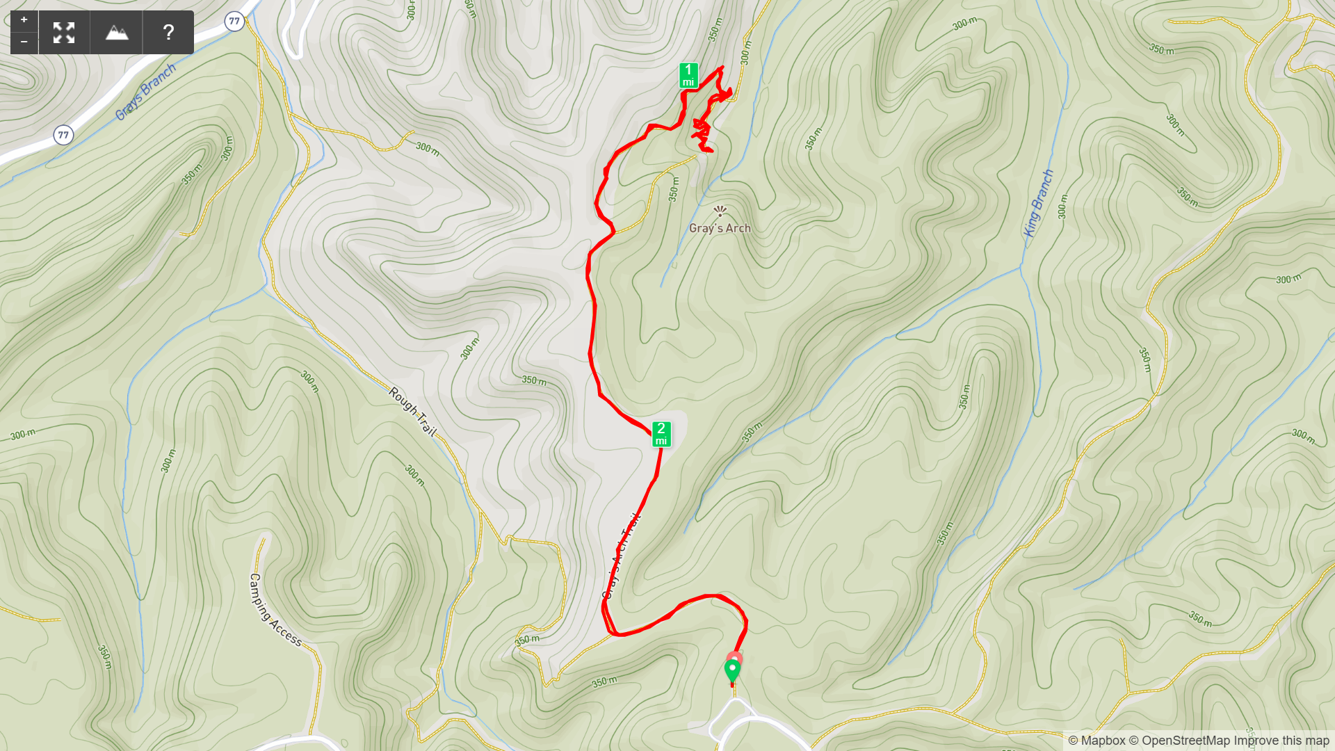 Gray’s Arch and Mid-step Arch Out and Back — Kentucky Hiker Project