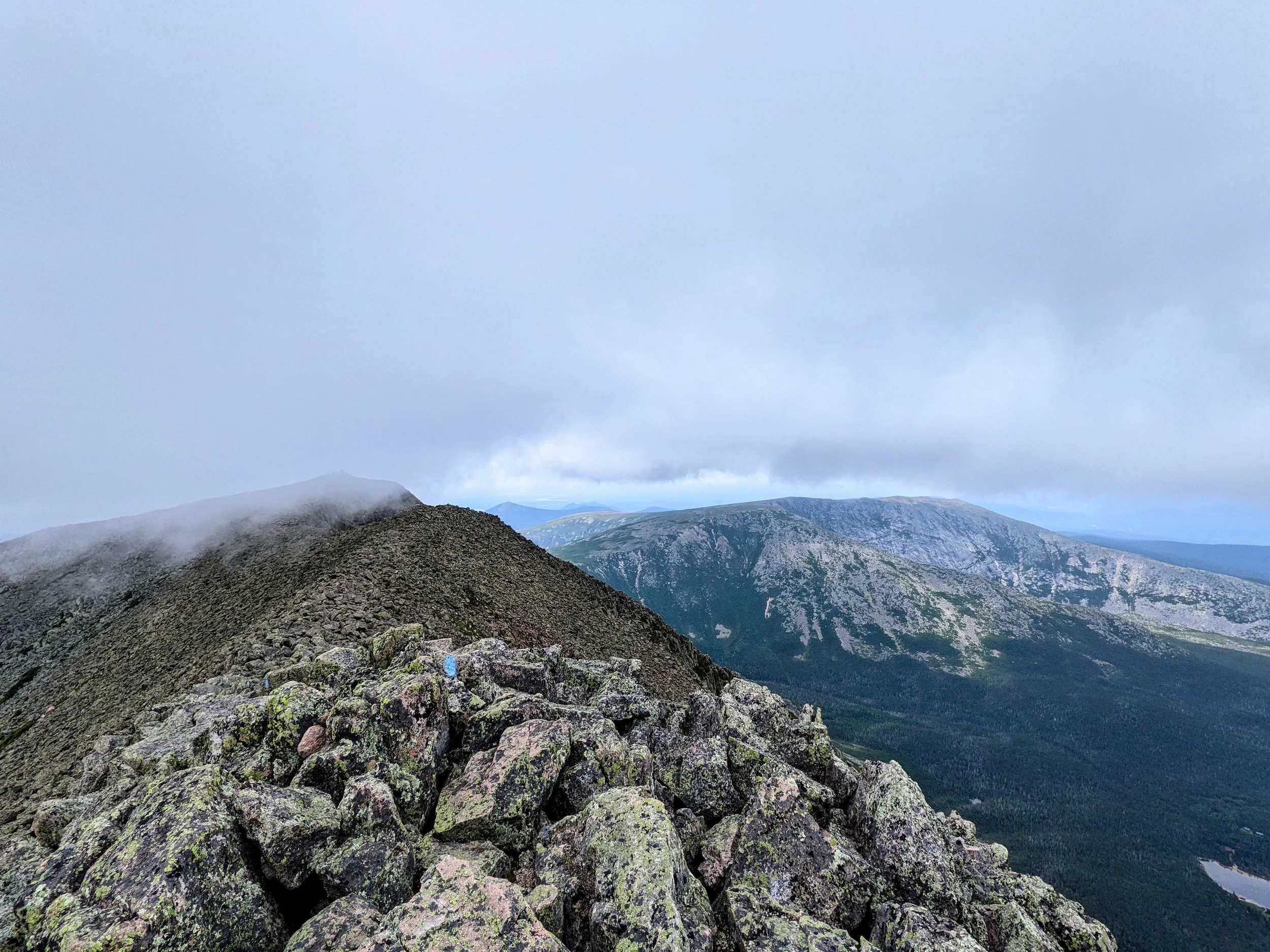 Mt. Katahdin - Pamola and Baxter Peaks - Clockwise from Roaring Brook ...