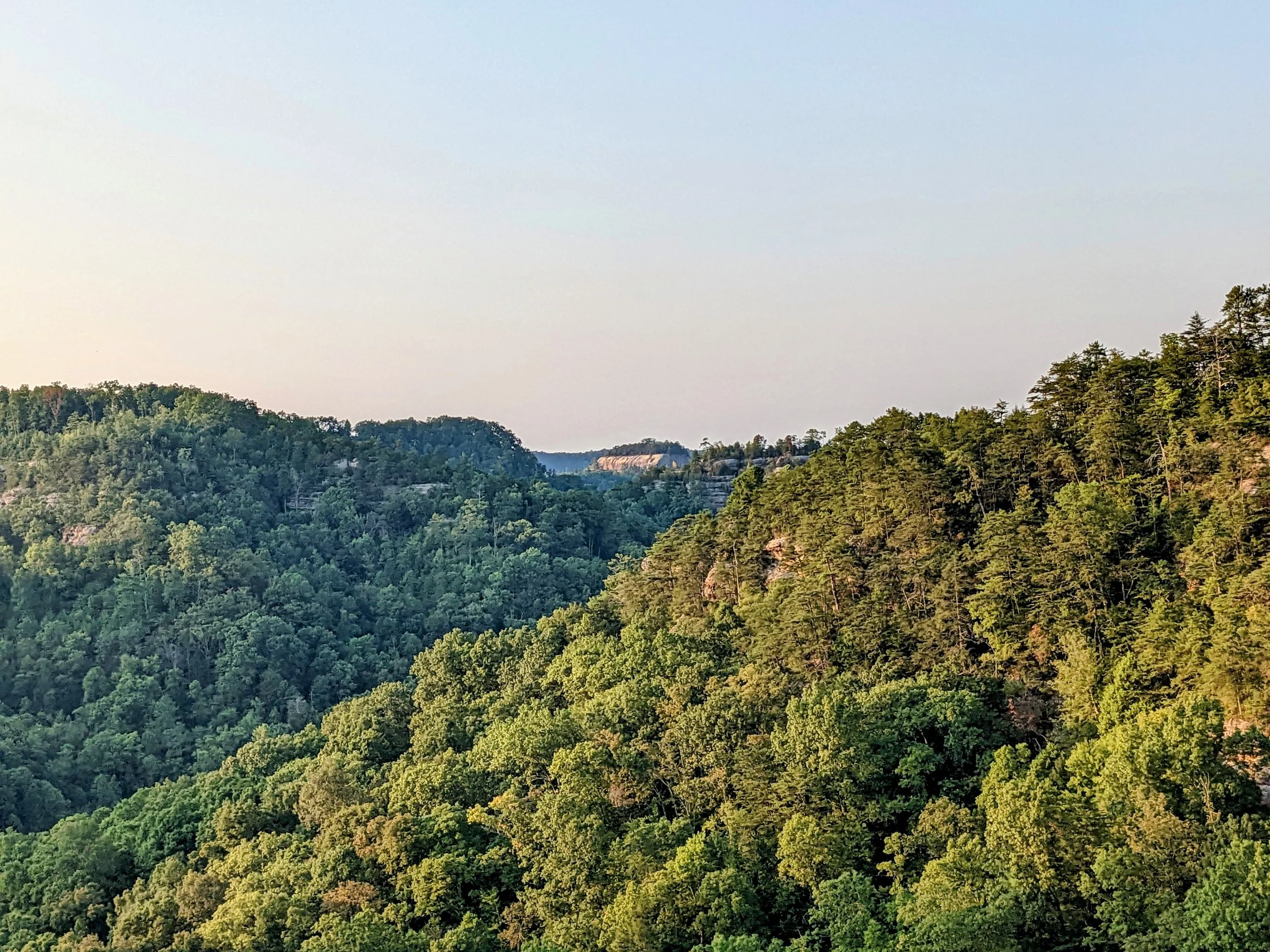 Sunset at Military Wall Overlook — Kentucky Hiker Project