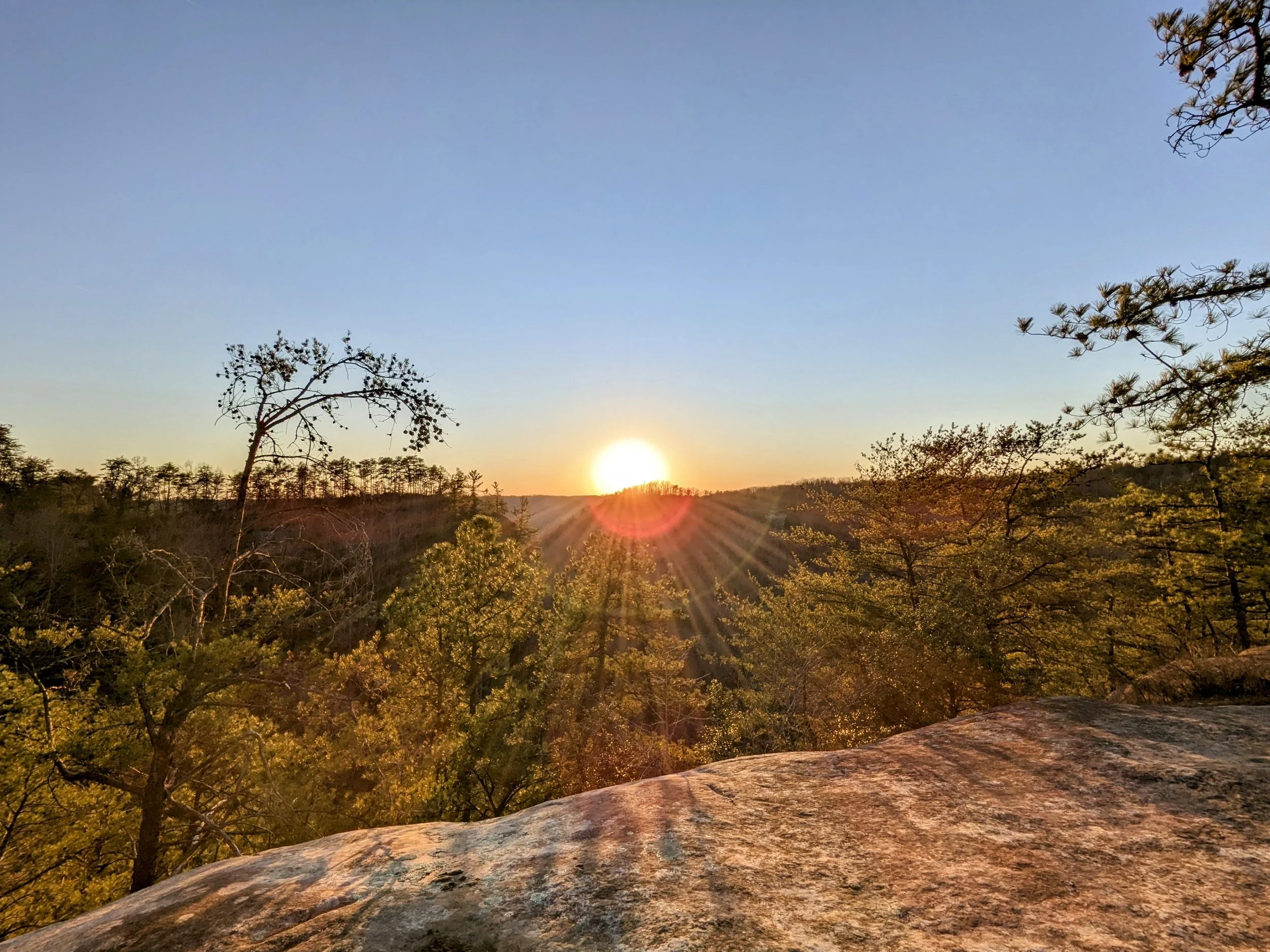 Sunset at Tarr Ridge East Overlook #3 — Kentucky Hiker Project