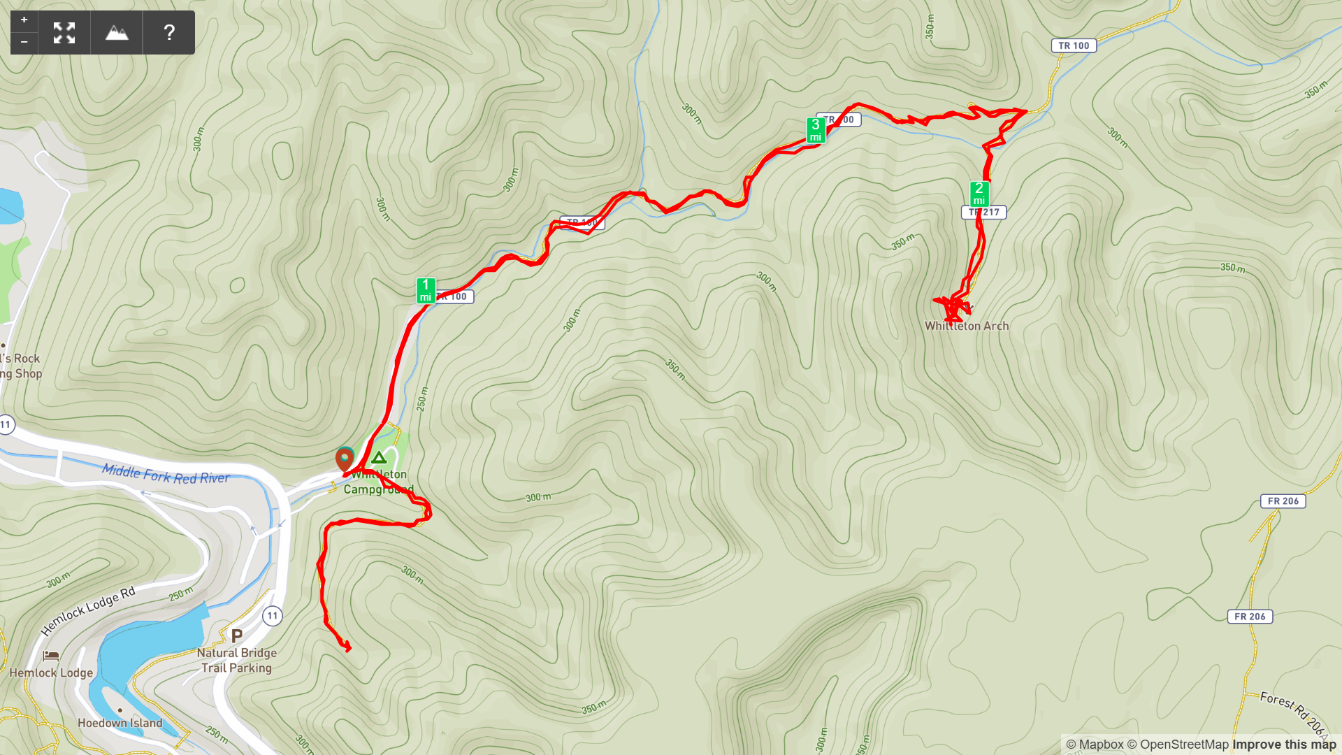 Henson’s (Cave) Arch and Whittleton Arch Out and Back from KY-11 ...