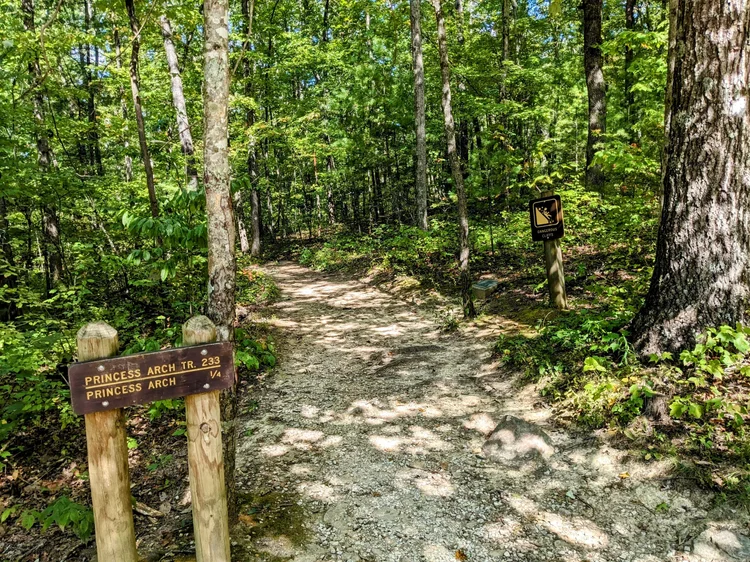 Chimney Top Rock and Princess Arch — Kentucky Hiker Project