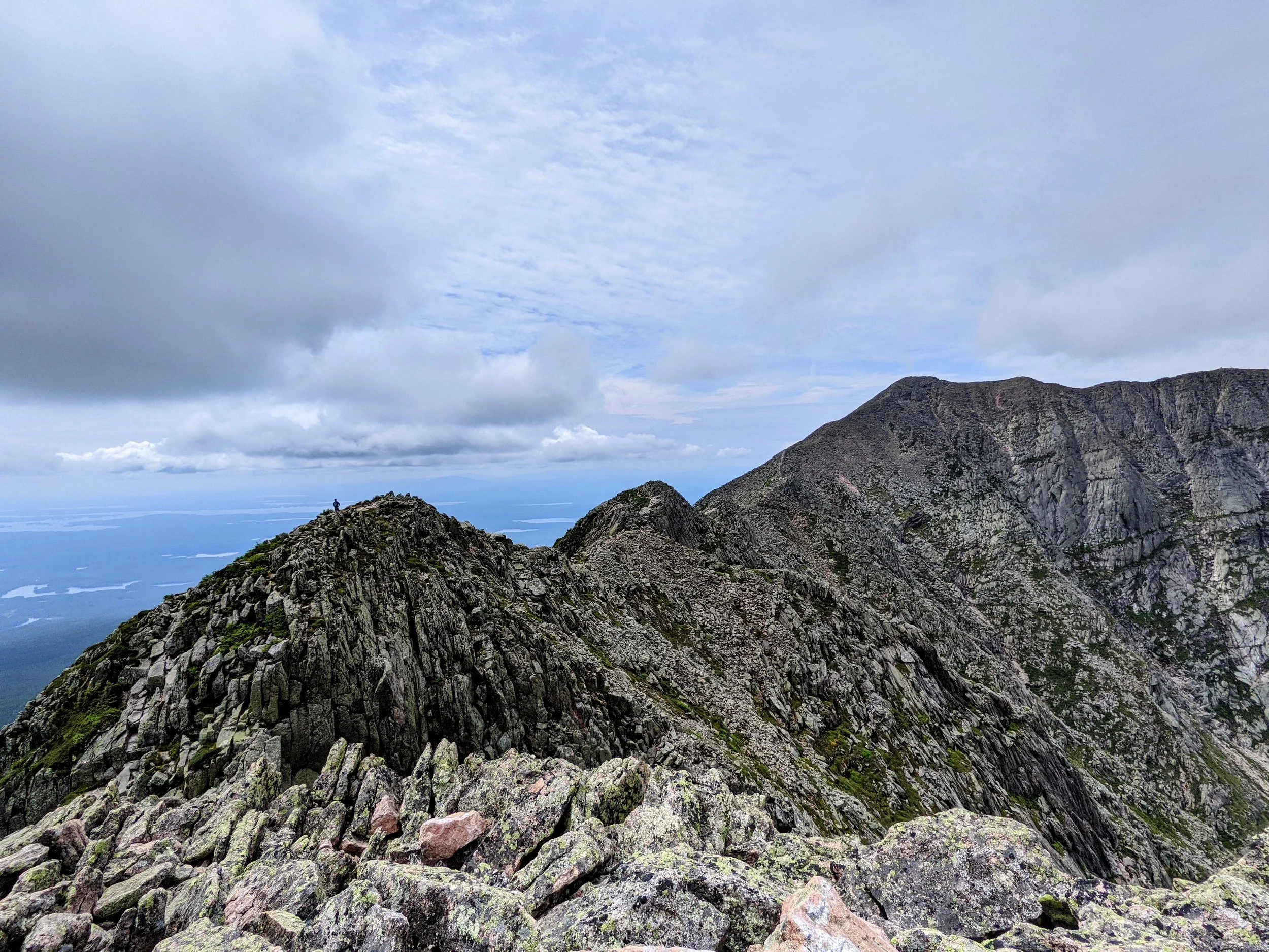 Mt. Katahdin - Pamola and Baxter Peaks - Clockwise from Roaring Brook ...