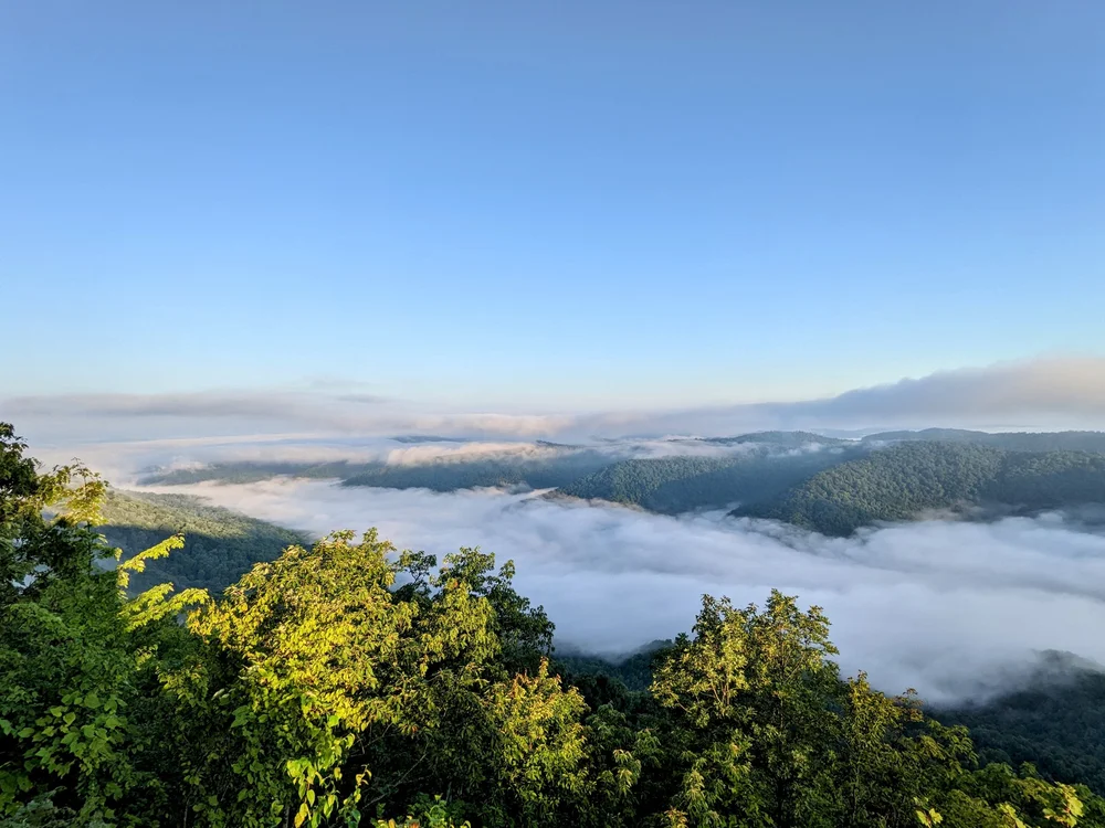 Sunrise at Creech Overlook — Kentucky Hiker Project