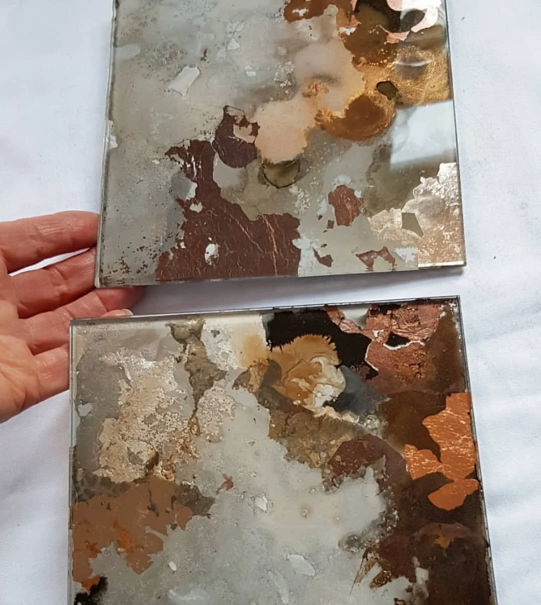Verre Églomisé, with Gold Leaf — Make Bespoke Studio