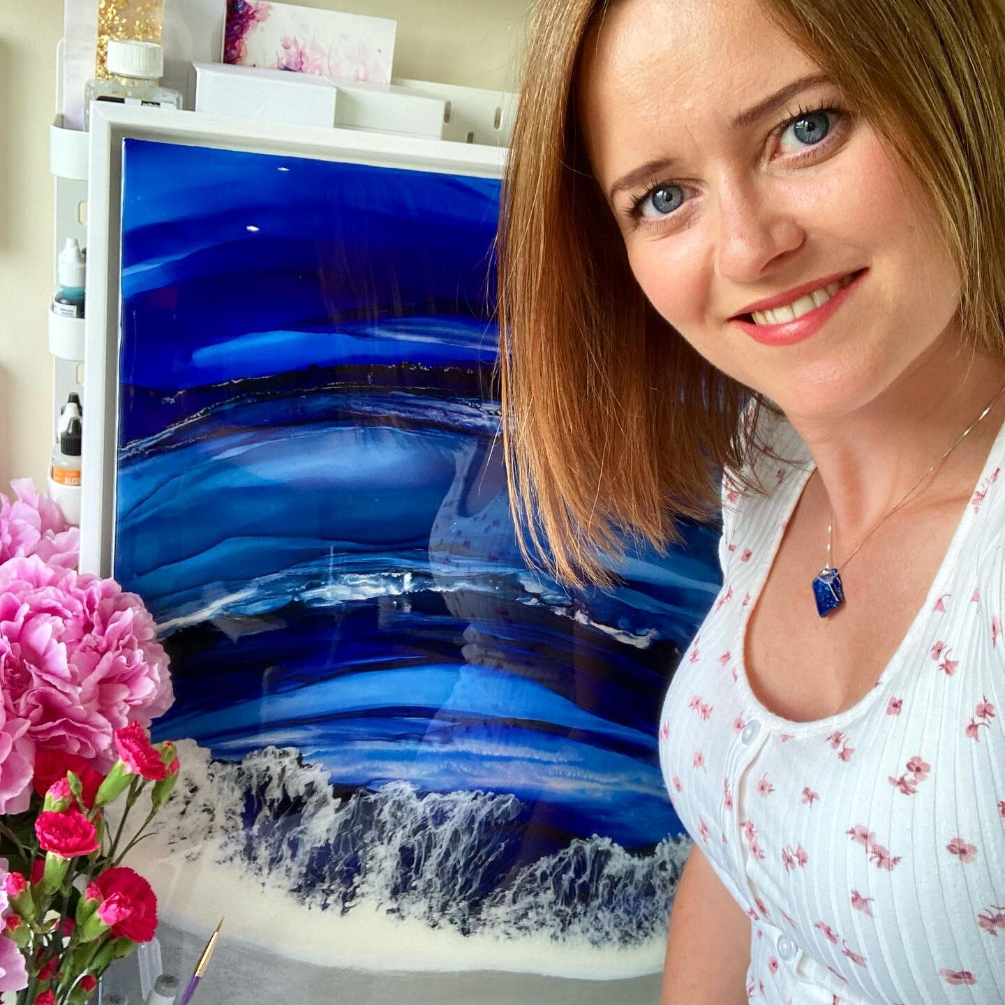 Jenna Ferguson Art - Contemporary fluid art by Scottish artist Jenna ...