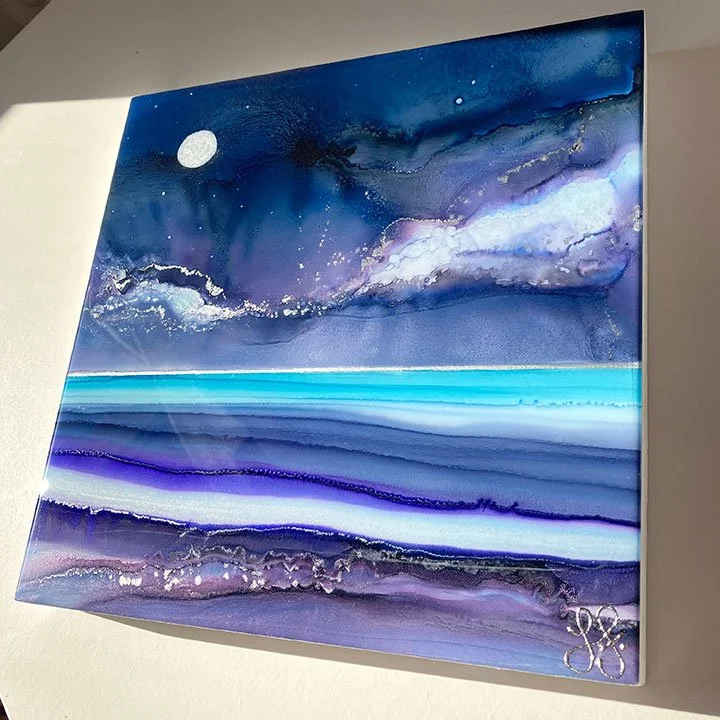 Jenna Ferguson Art - Contemporary fluid art by Scottish artist Jenna ...