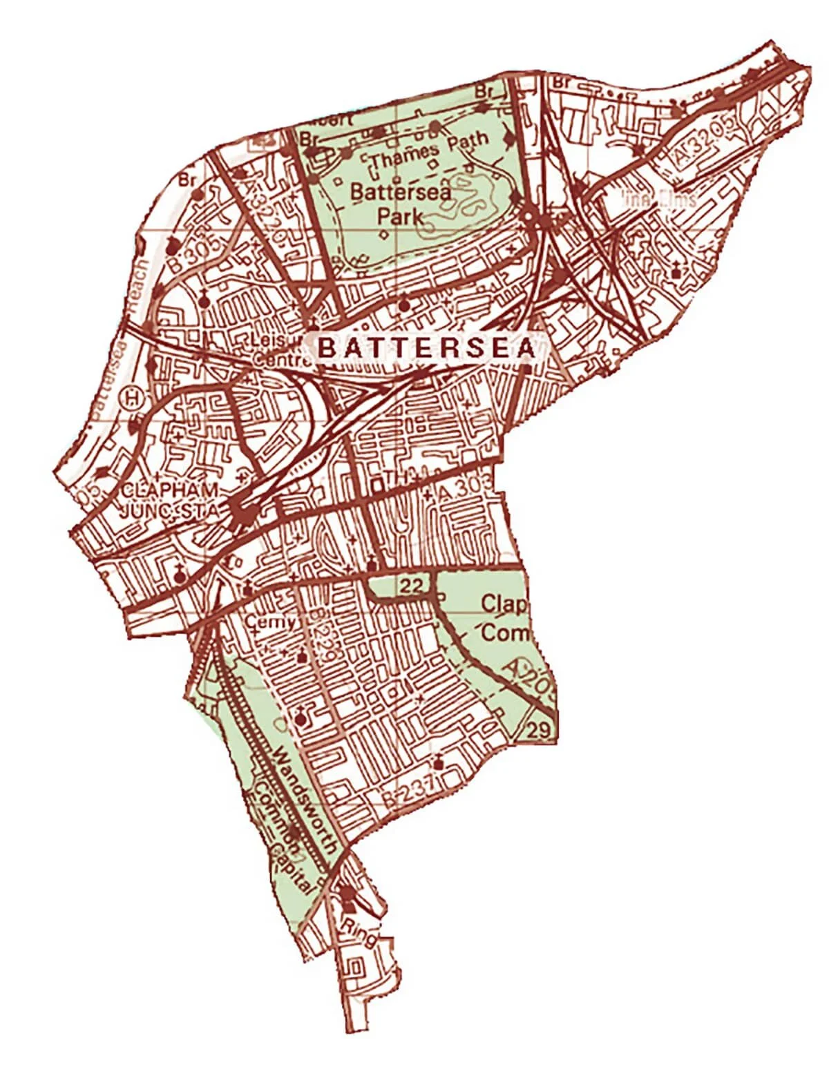Battersea Map