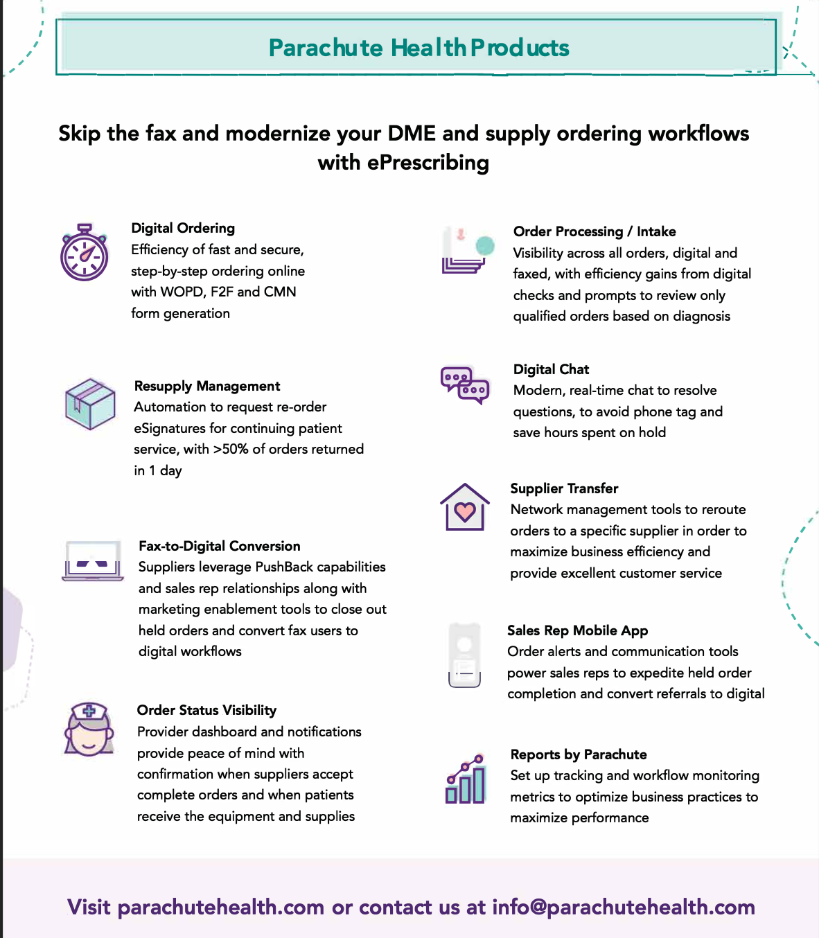Parachute Health Dme Eprescribing Tool — Mct2d