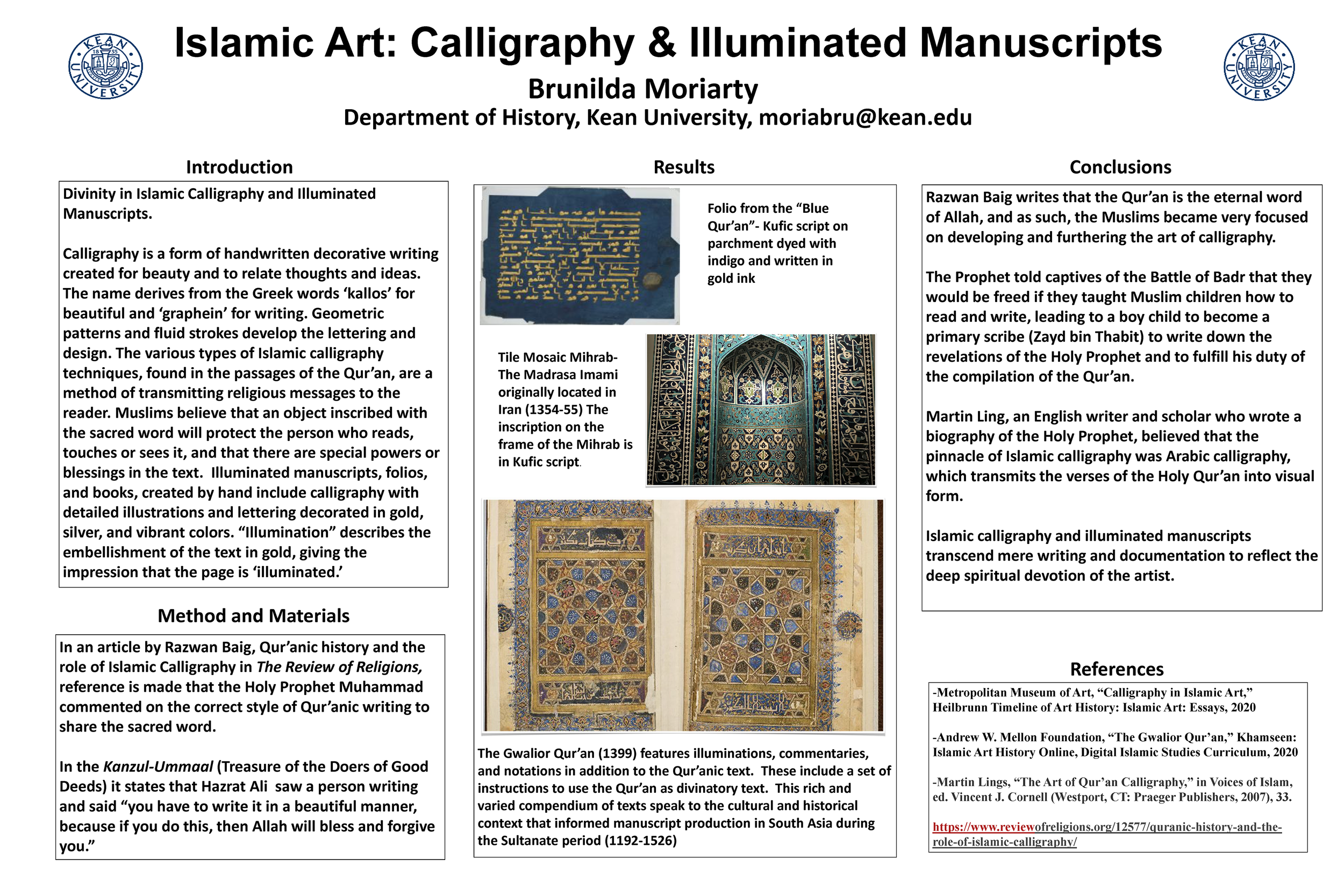Islamic Calligraphy Art History
