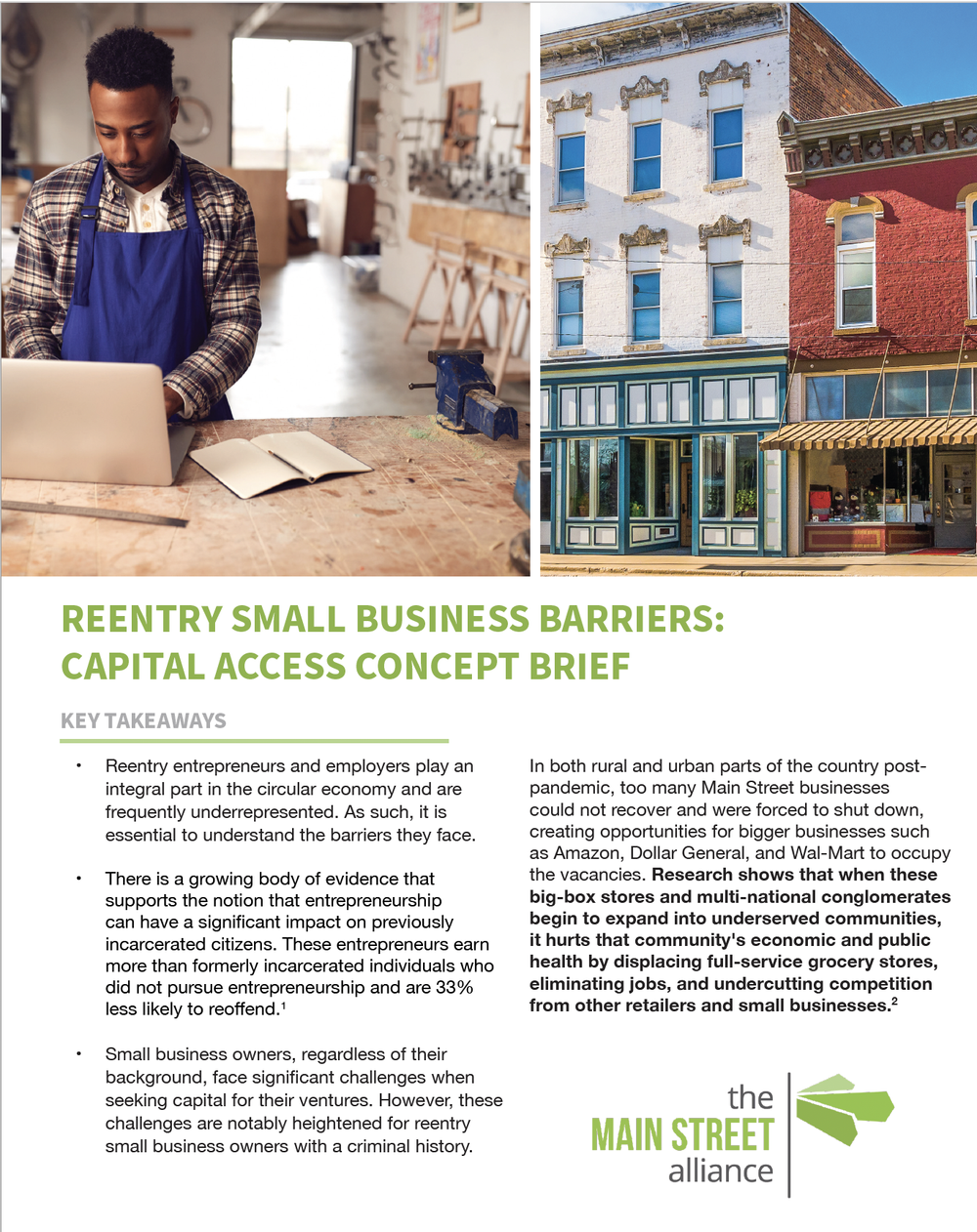 Resources — Main Street Alliance / Main Street Action