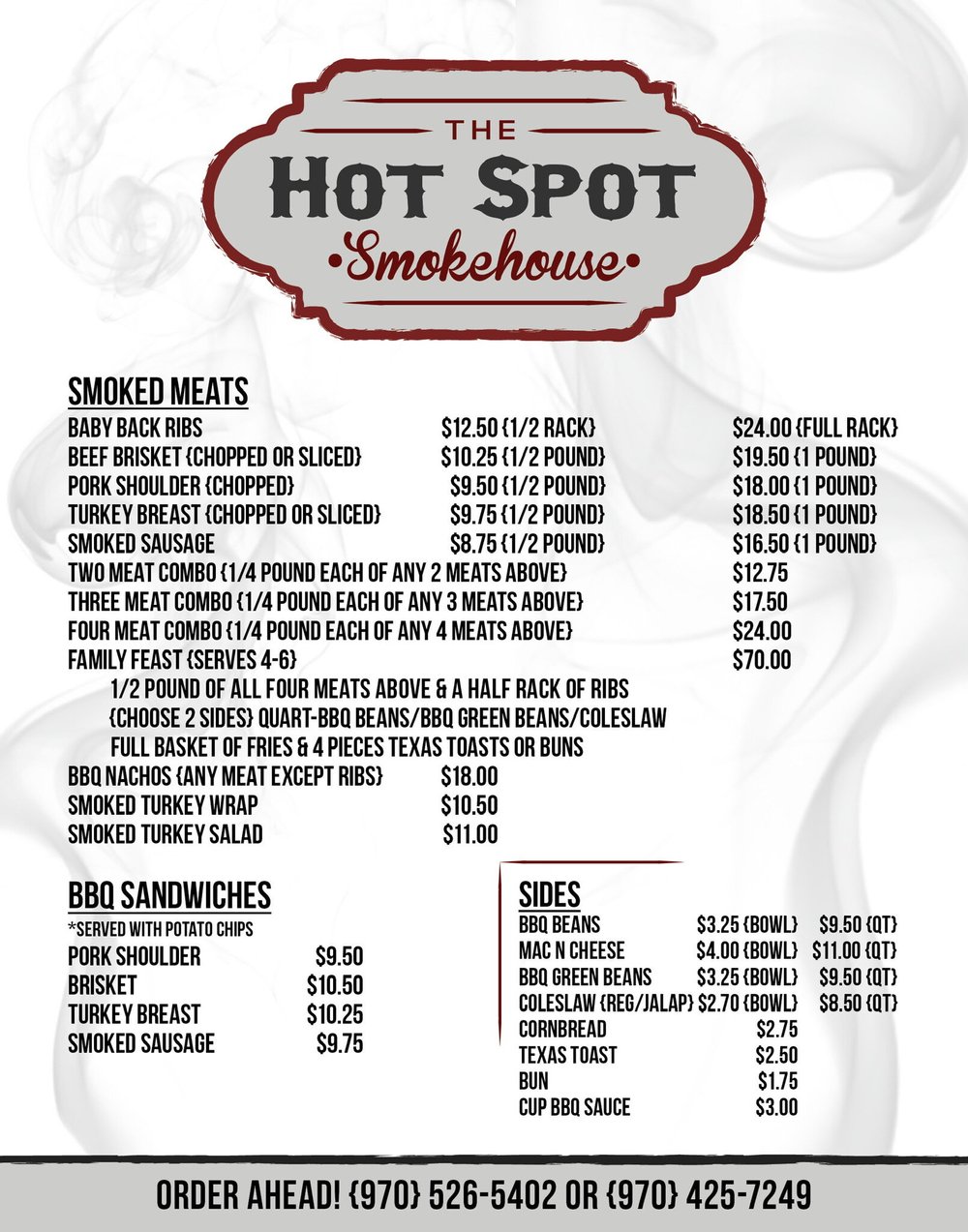 Locations — The Hot Spot Smokehouse