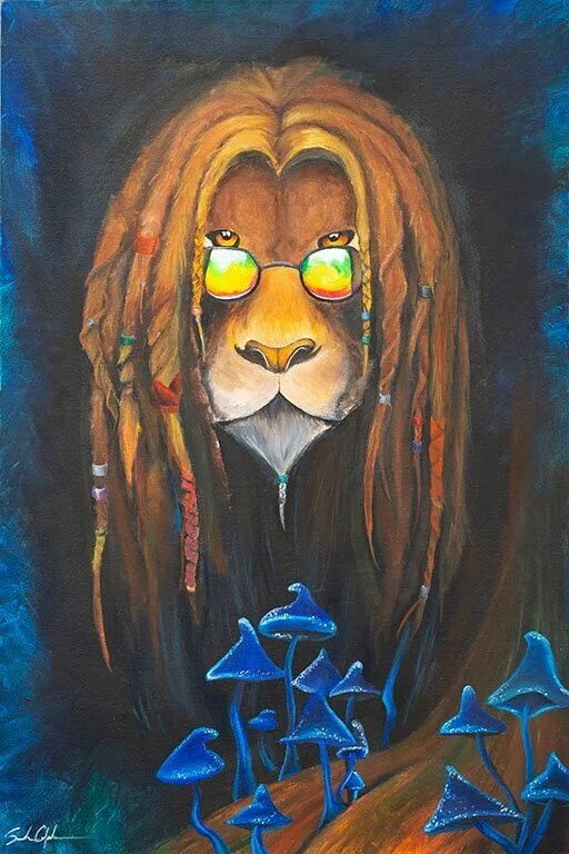 Acrylic Earth - Art by Sarah Calzada