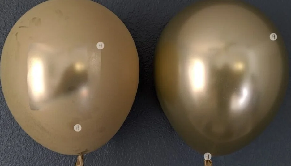 Creating those trendy matte finishes on your balloons comes at a price ...