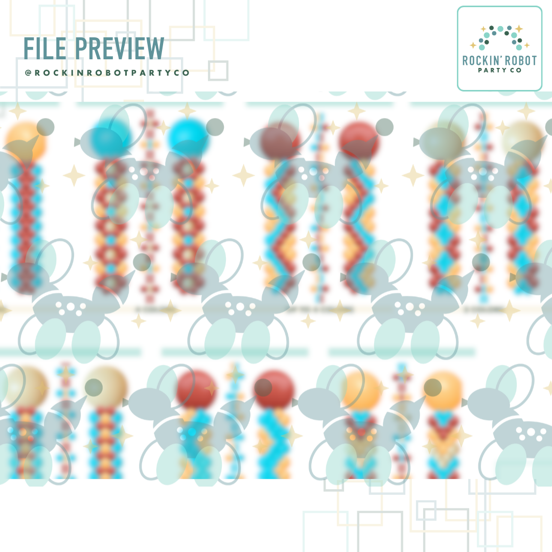 DIY Balloon Column Recipe: Step-by-Step Guide | Digital Download — West ...
