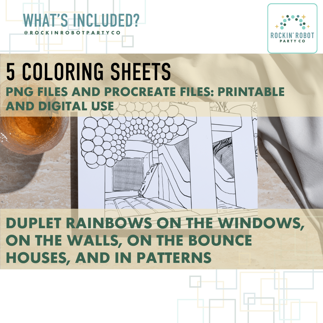 Duplet Rainbow Balloon Coloring Pages – Colorful Balloon Designs for ...