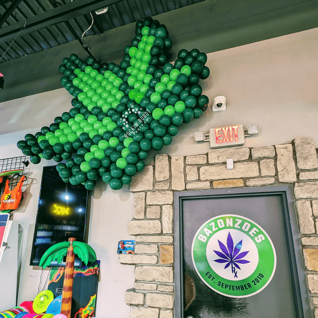 420 & Cannabis-Themed Balloon Decor | Weed Party Balloons — West ...