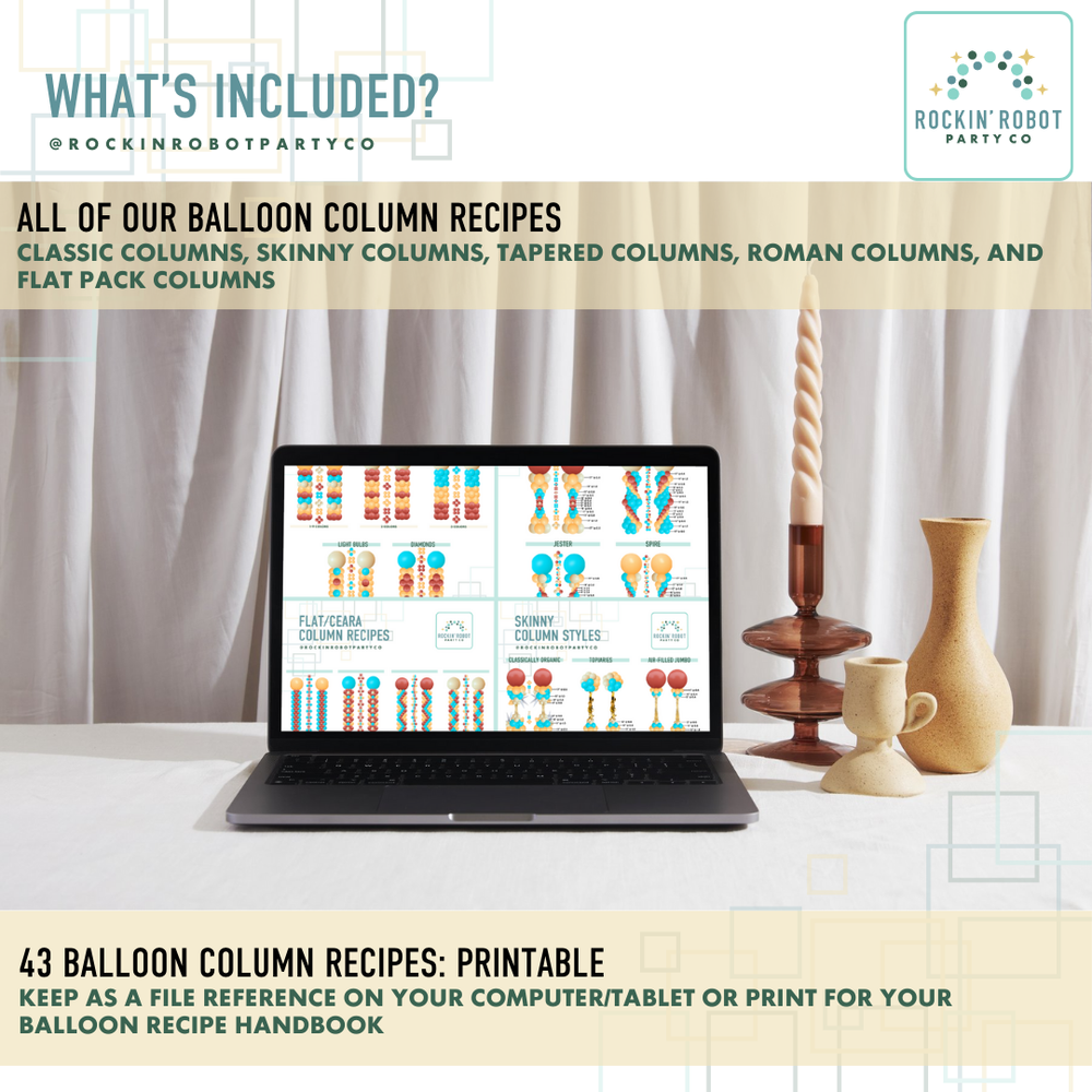 DIY Balloon Column Recipe: Step-by-Step Guide | Digital Download — West ...