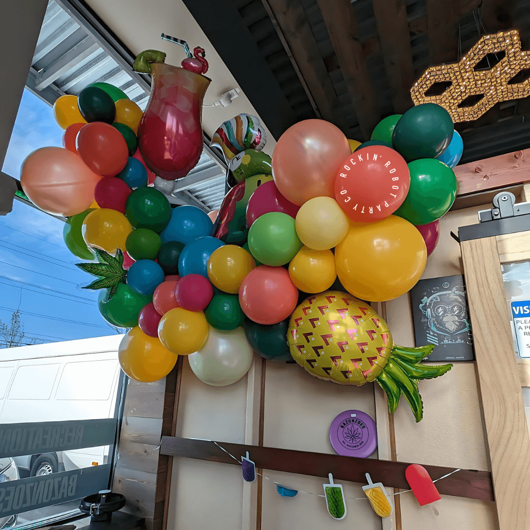 420 & Cannabis-Themed Balloon Decor | Weed Party Balloons — West ...
