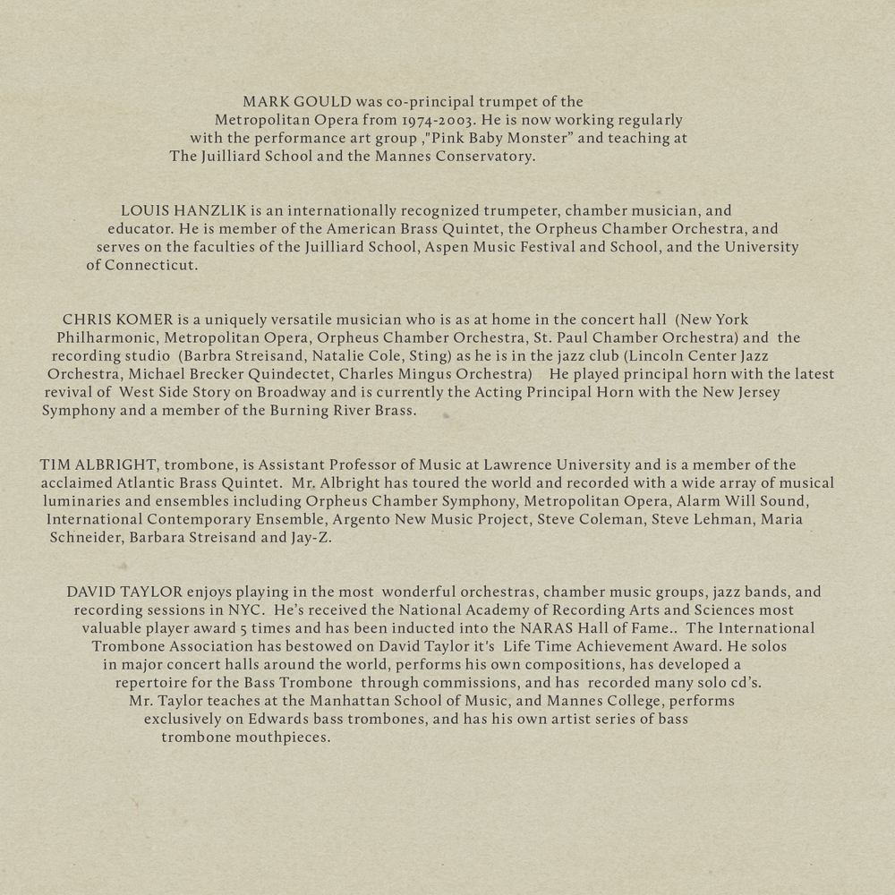 The Gould/Taylor Ewald Project — Mark Gould Trumpet